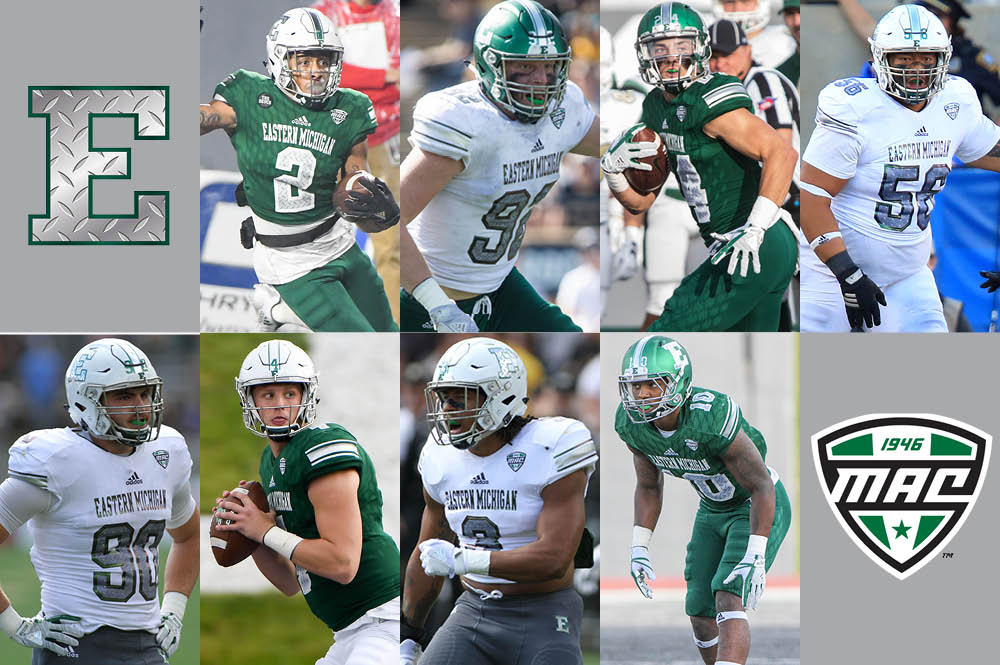 Eight Eastern Michigan Football Players Named All-MAC - Eastern ...