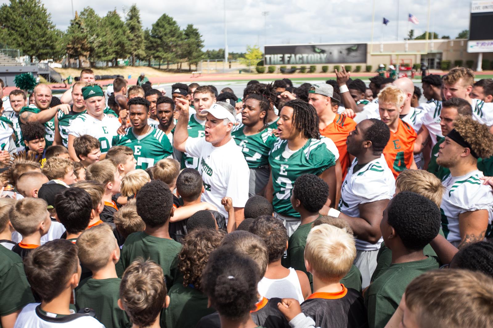 Football Holds Fourth Annual Youth Day - Eastern Michigan University ...