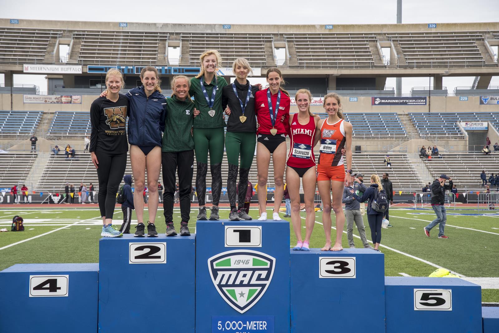 Women's Track and Field Wins Two Event Titles in Last Day of MAC ...
