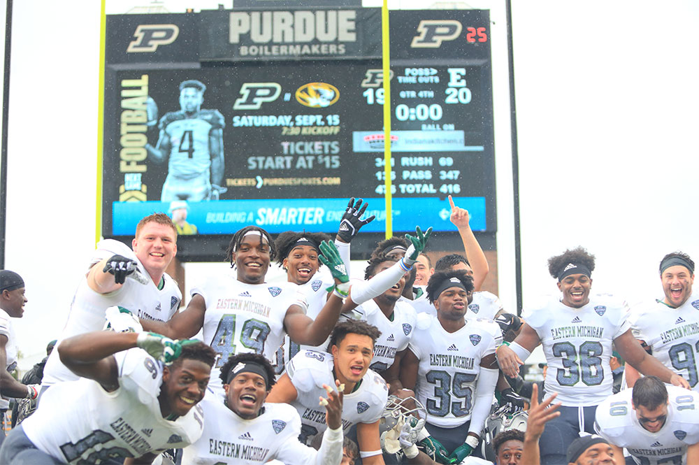 Ryland's 24-Yard Field Goal as Time Expires Pushes EMU Past Purdue, 20 ...