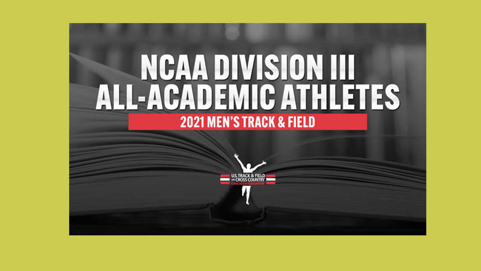 Men’s Track & Field Earns 6 USTFCCCA Individual Academic Honors and ...