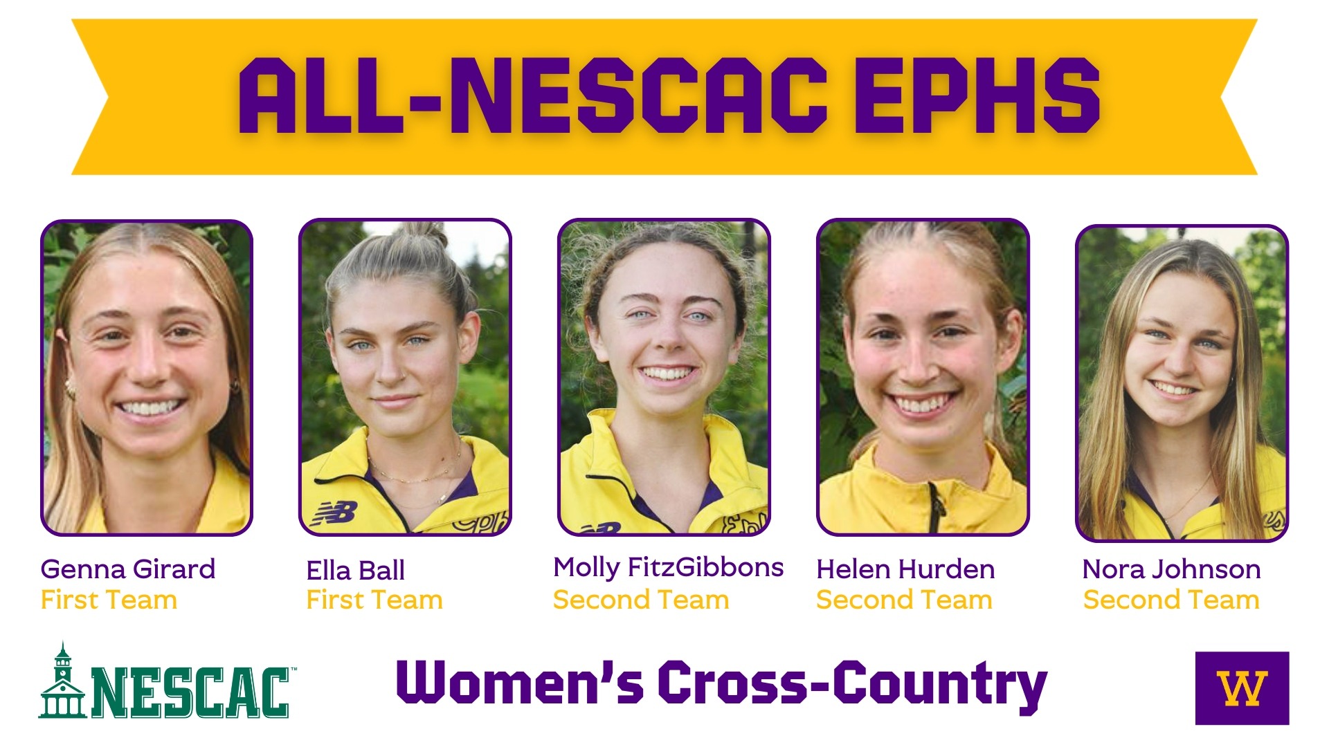 Women's XC Wins NESCAC Championship - Williams College
