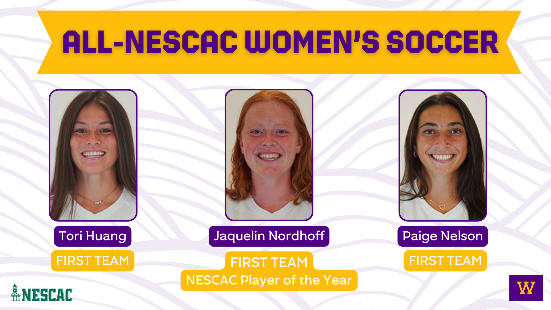 Tori Huang & Paige Nelson Named First Team All-NESCAC; Jaquelin ...