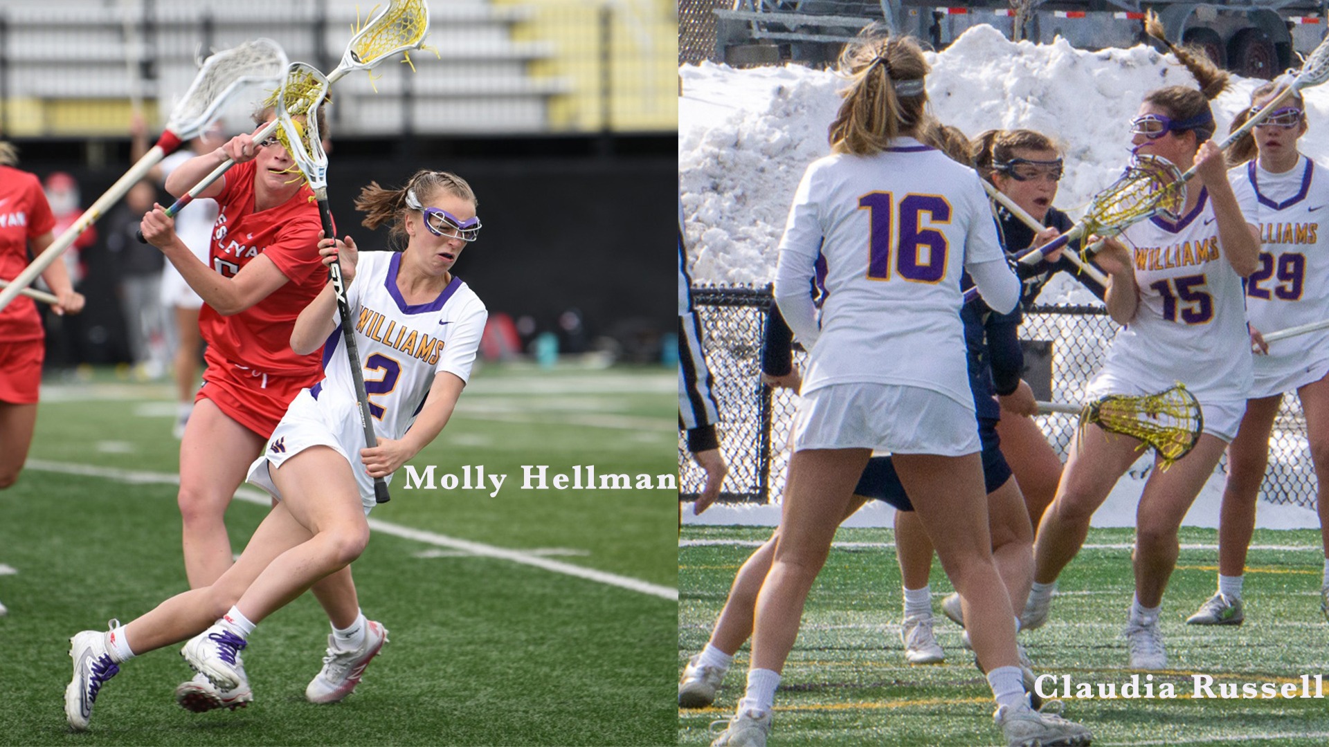 IWLCA Honors for Molly Hellman and Claudia Russell - Williams College