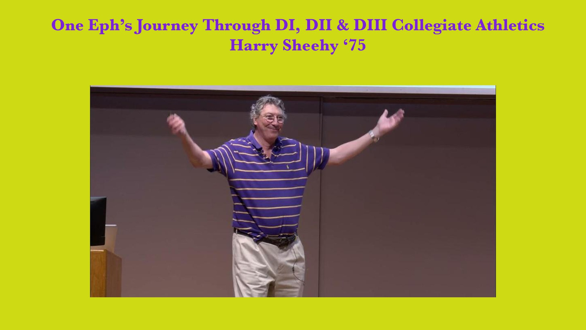 WATCH: One Eph’s Journey Through DI, DII and DIII Collegiate Athletics ...