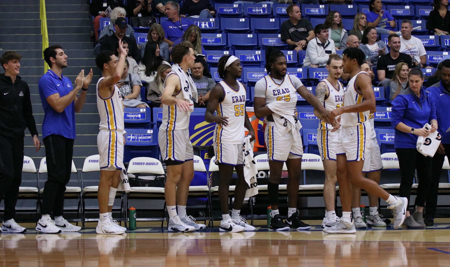 No. 2 Sharks Claim 99-81 Victory Over Men's Basketball - Embry-Riddle ...