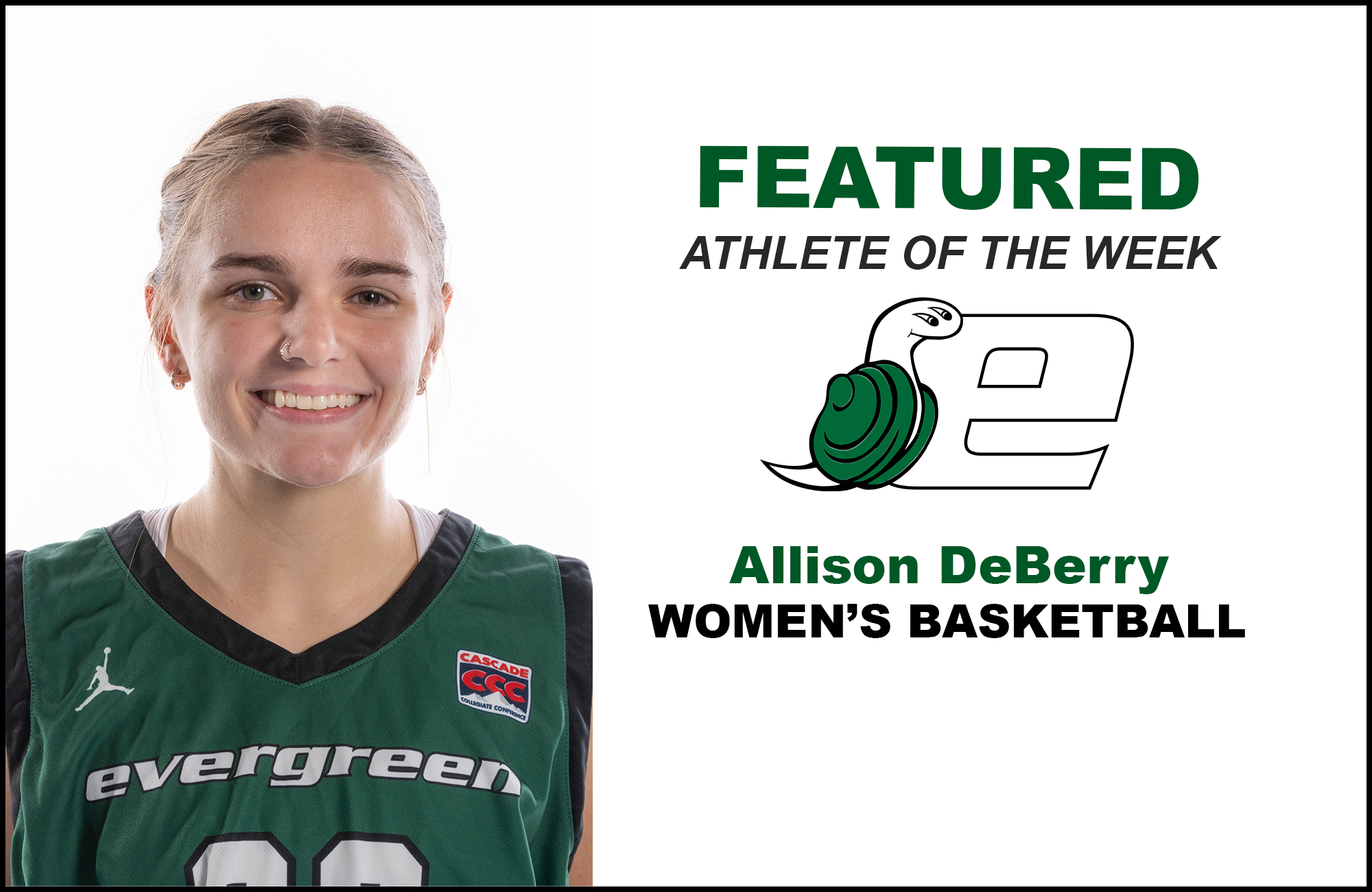 Evergreen Featured Athlete of the Week: Amaya Afatasi - Evergreen