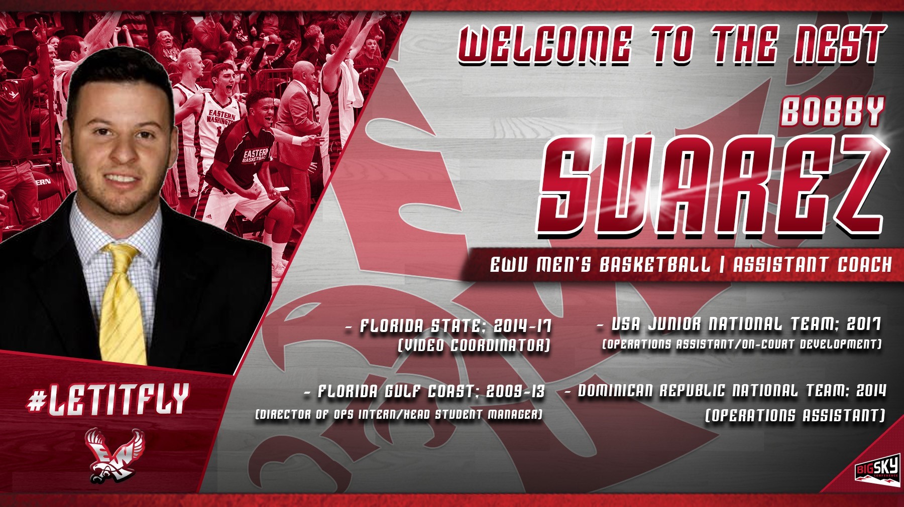 Bobby Suarez Hired as EWU Men’s Basketball Assistant - Eastern ...