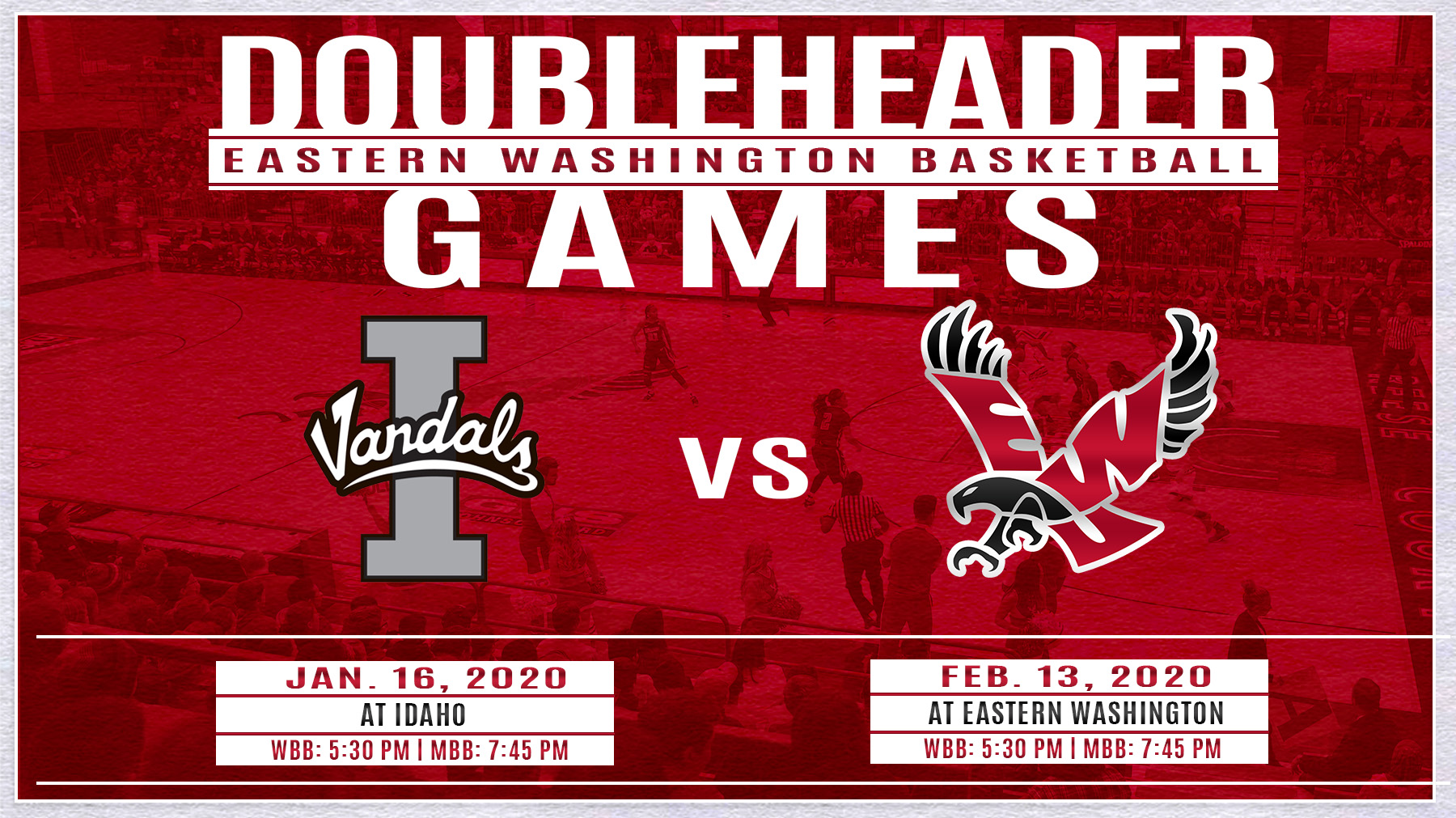 EWU-Idaho to Play Doubleheaders in Basketball - Eastern Washington ...