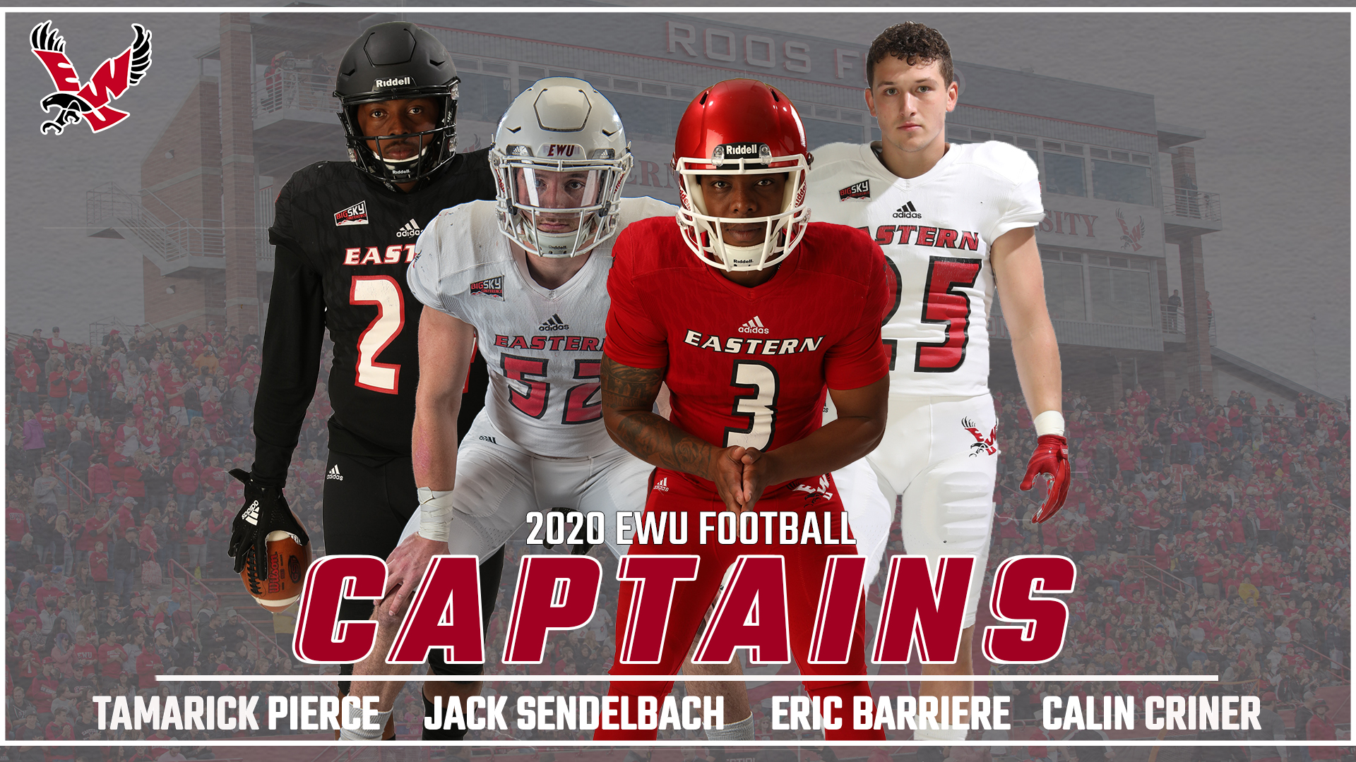 Eagles Name Four Co-Captains for 2020 Season - Eastern Washington University Athletics