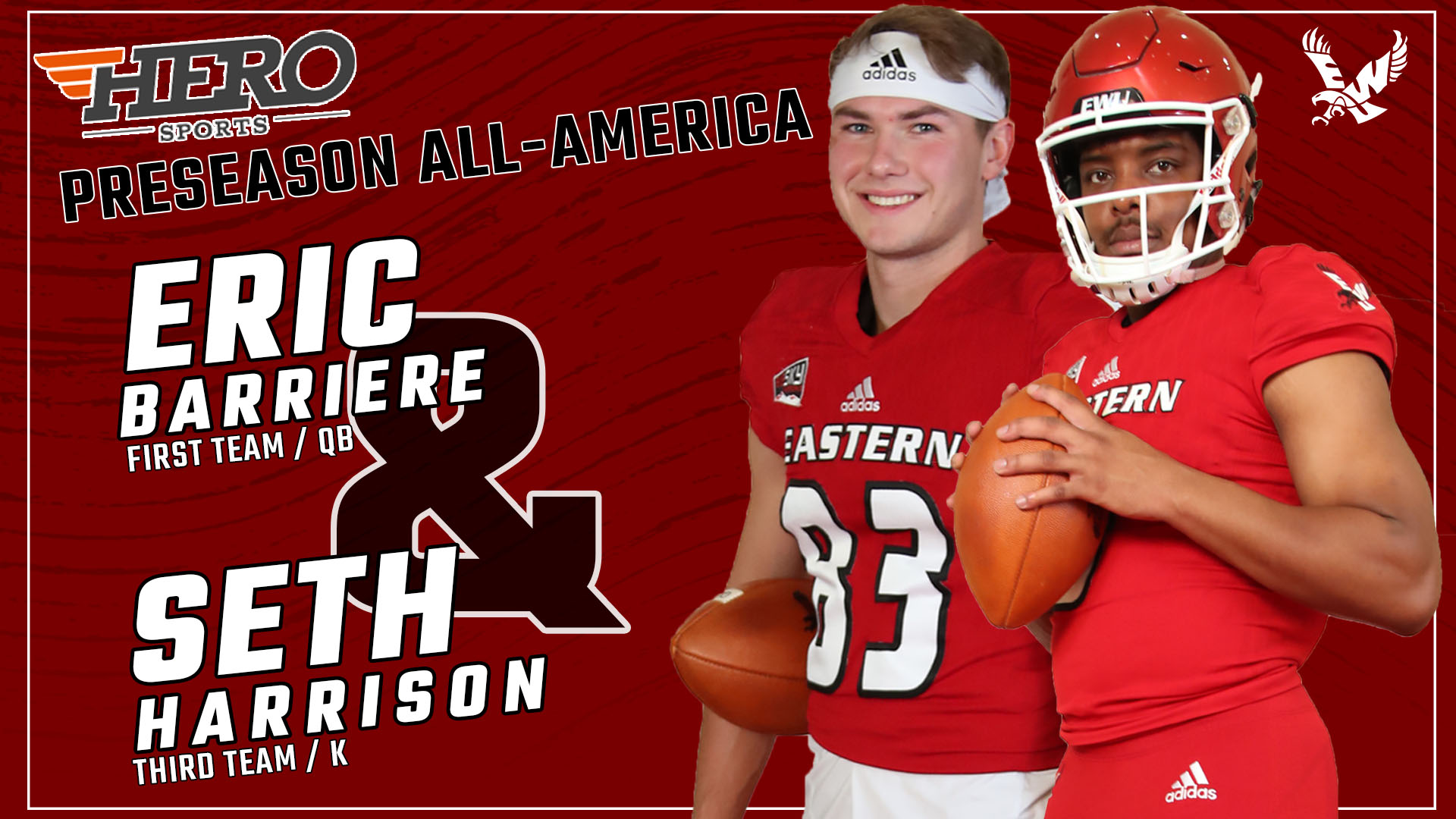 Eric Barriere, Seth Harrison Named HERO Sports Preseason All-Americans ...