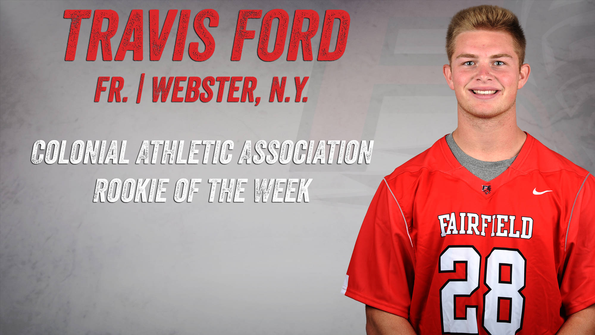 Travis Ford Named CAA Rookie of the Week - Fairfield University Athletics