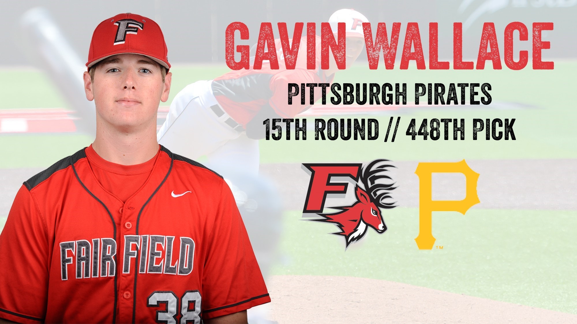 Gavin Wallace Drafted By The Pittsburgh Pirates - Fairfield University ...