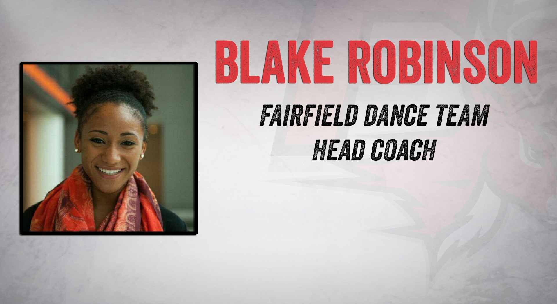 Blake Robinson Named Dance Team Head Coach - Fairfield University Athletics