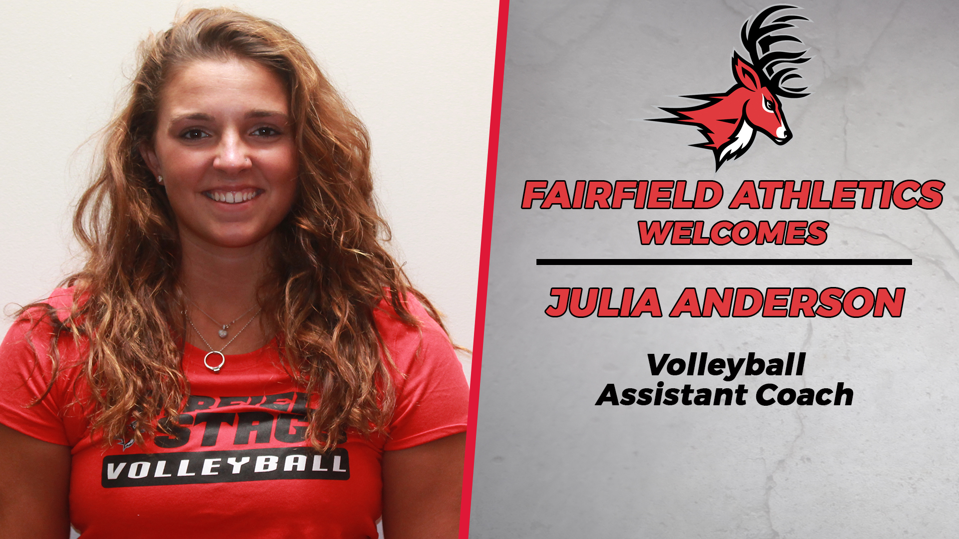 Fairfield Volleyball Adds Julia Anderson as Assistant Coach - Fairfield ...