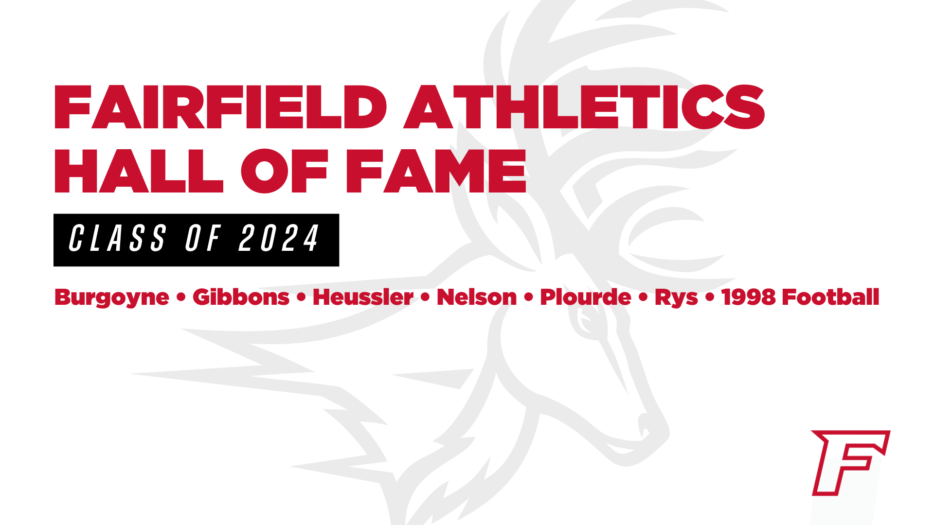Fairfield Athletics Announces Hall of Fame Class of 2024 - Fairfield ...