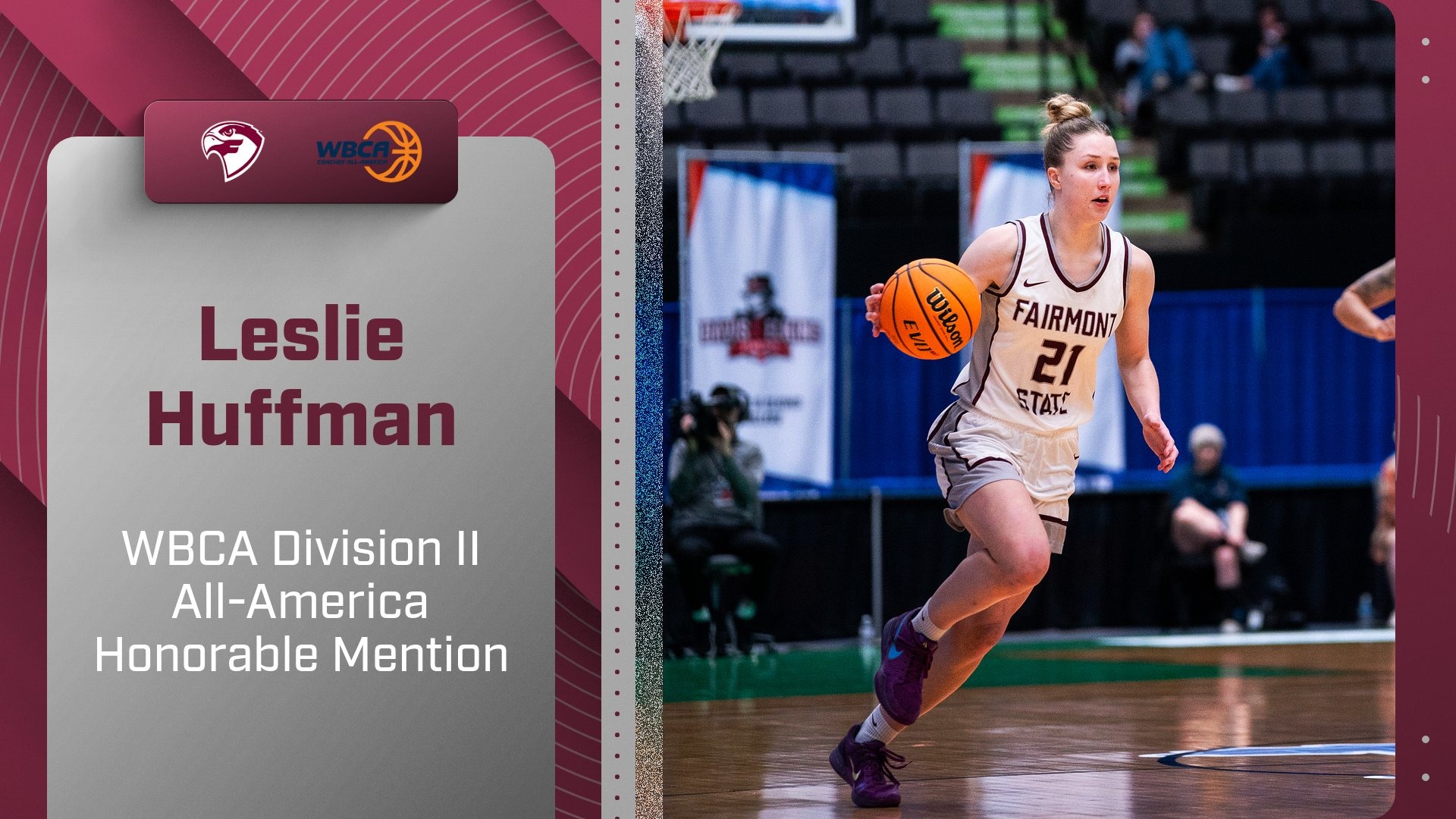 Fairmont State's Huffman Wins MEC Female Athlete of the Year - Fairmont ...