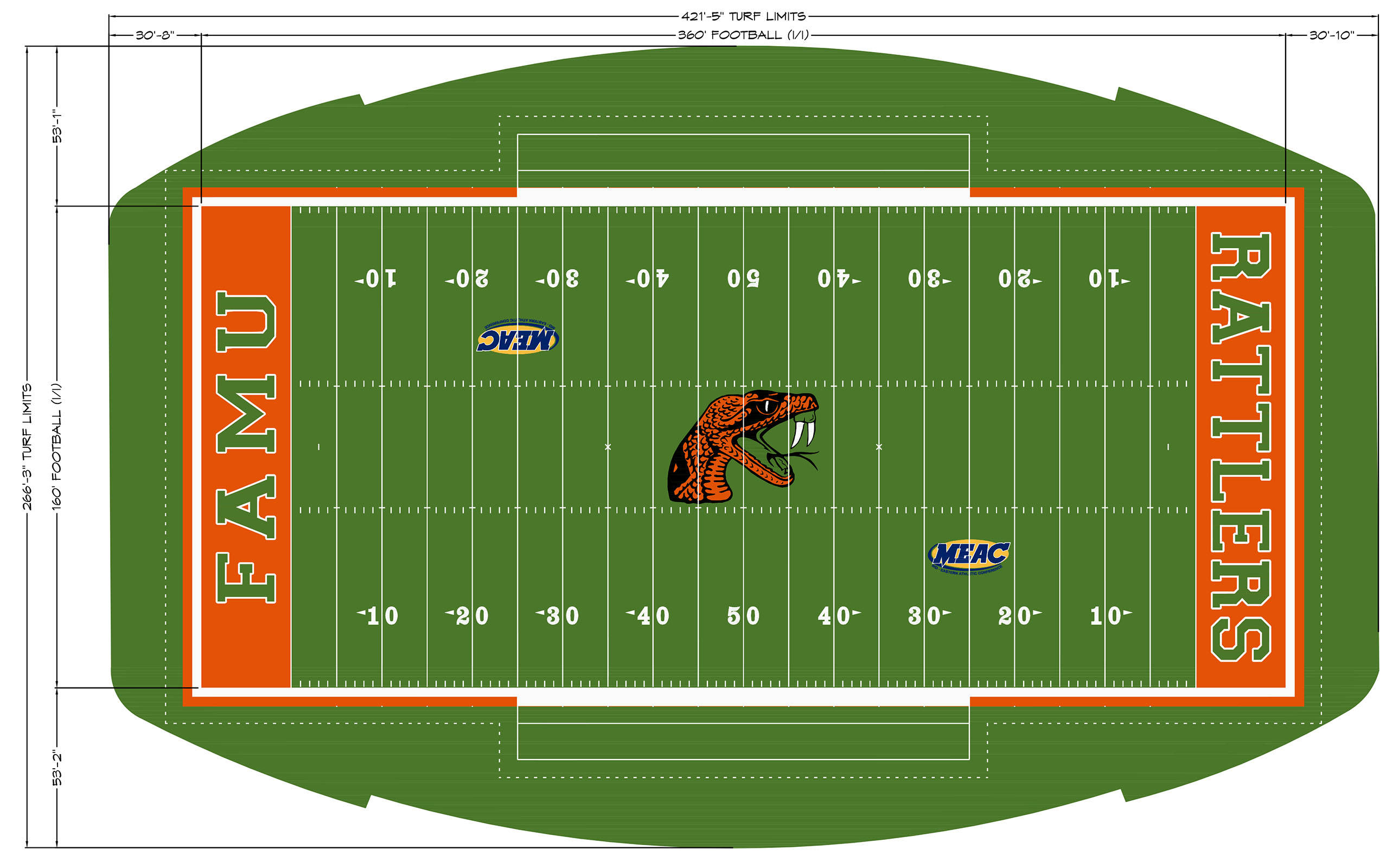 FAMU Athletics Adds AstroTurf to Bragg Stadium - Florida A&M