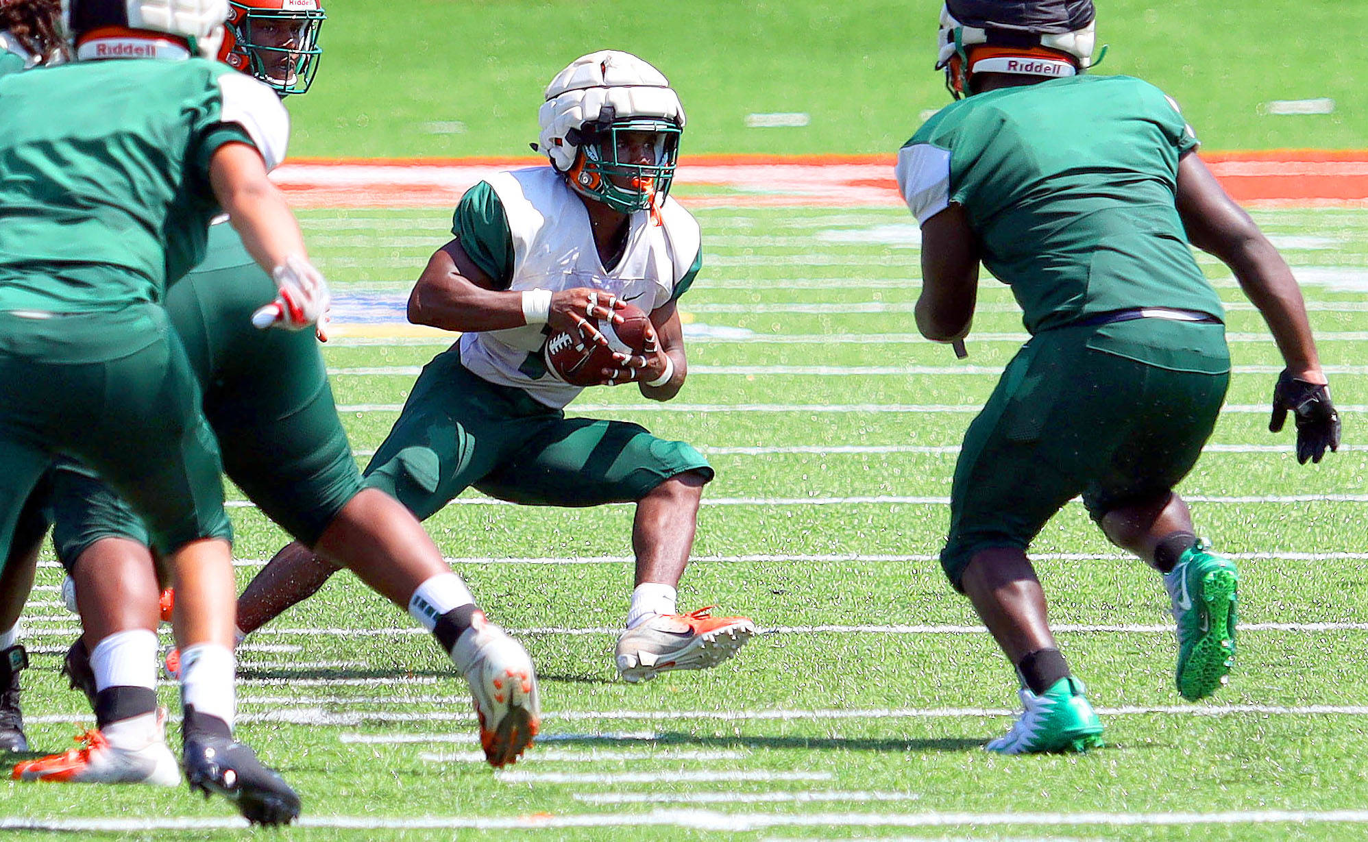 Rattlers Hold First Live Scrimmage of Fall - Florida A&M