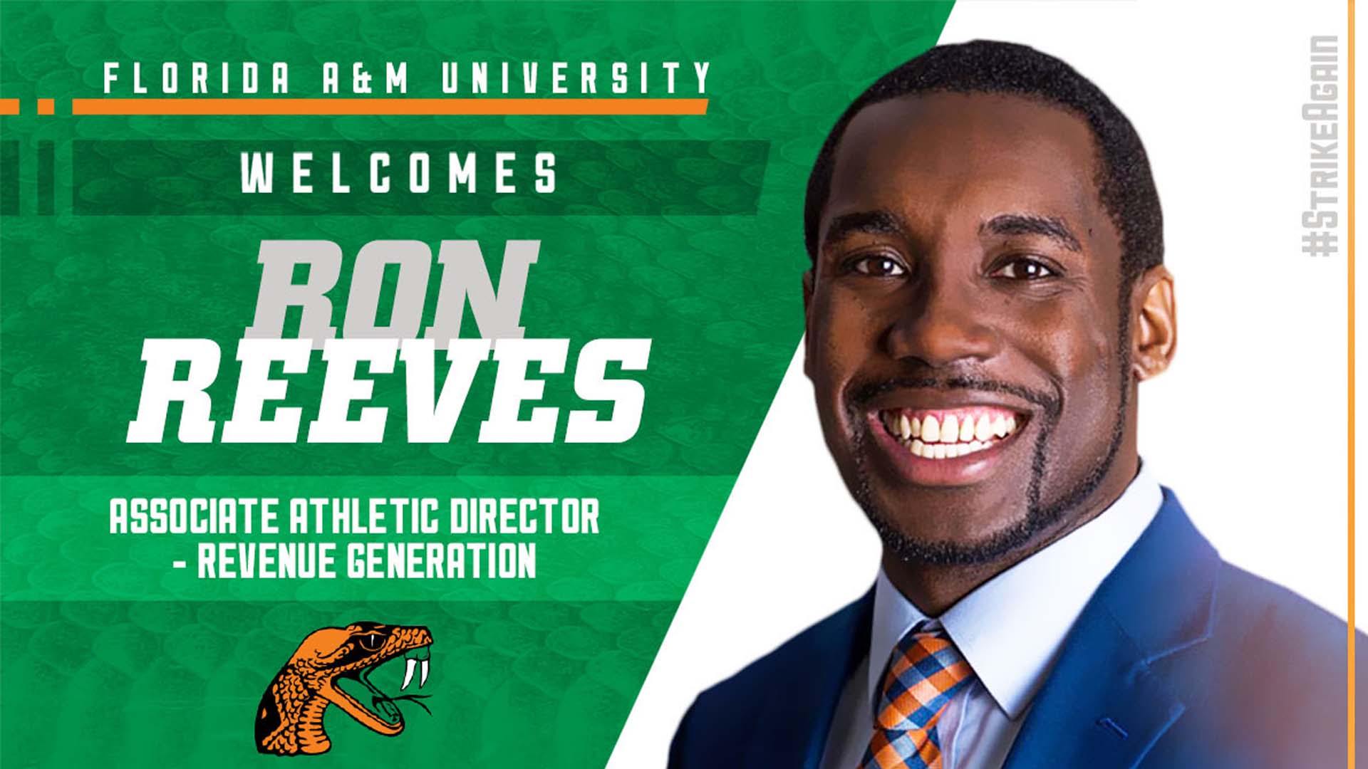 FAMU Introduces Ron Reeves as Associate AD for Revenue Generation ...