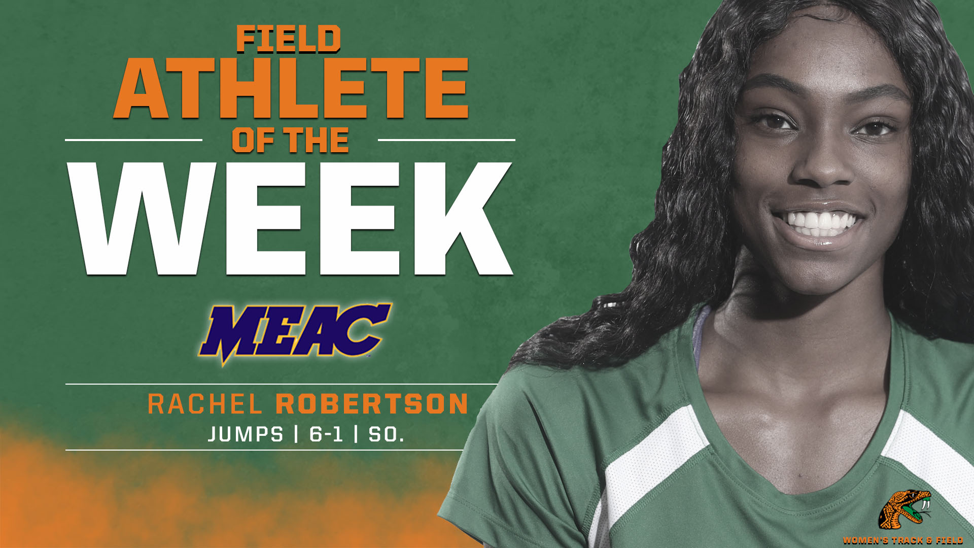 Robertson tabbed MEAC Field Athlete of the Week - Florida A&M