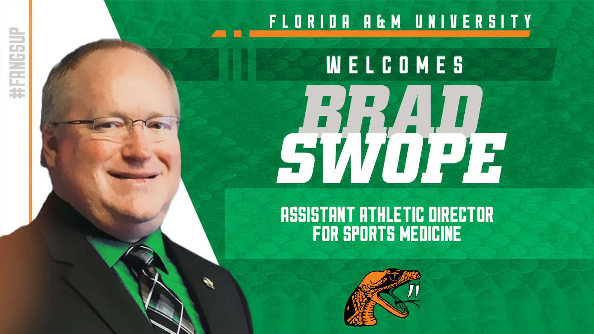FAMU Introduces Brad Swope as Assistant AD/Sports Medicine - Florida A&M