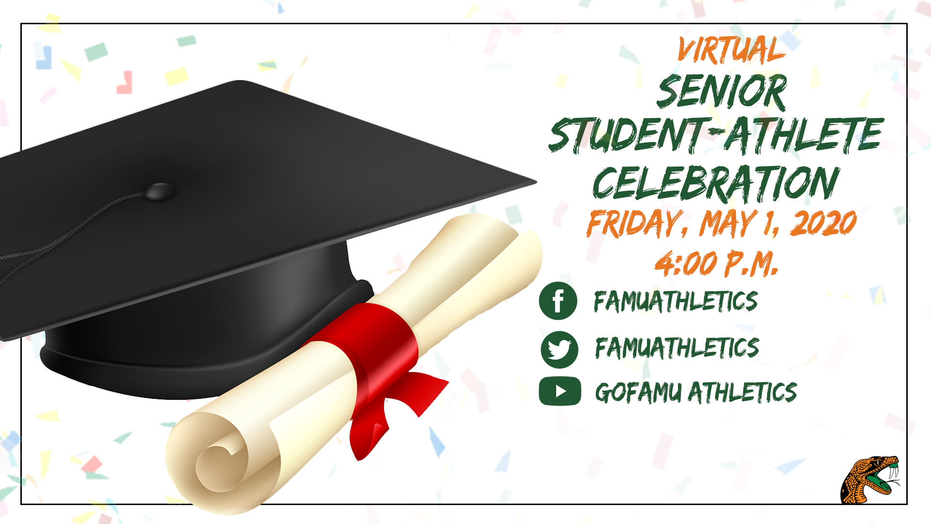 Virtual Senior Student-Athlete Graduation Celebration Set for Friday ...