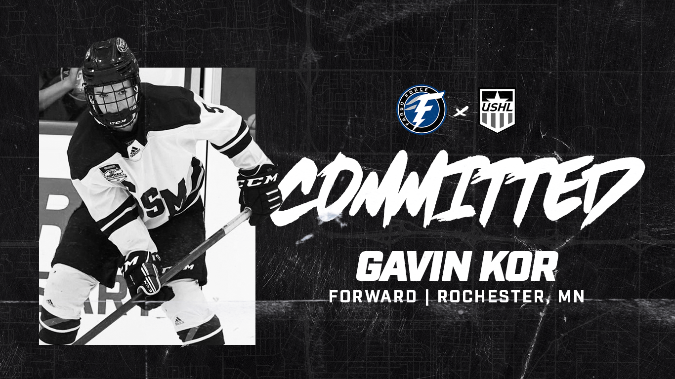 TOP '07 FORWARD GAVIN KOR COMMITS TO FARGO - Fargo Force