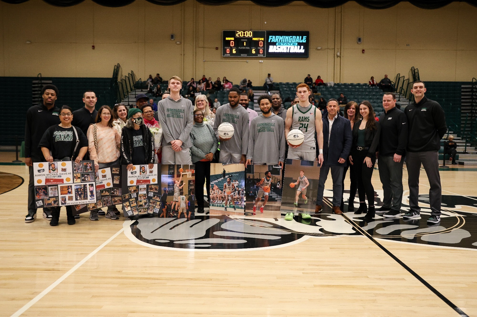 Rams Defeat Maritime; Davis Registers 1,000th Point on Senior Night ...