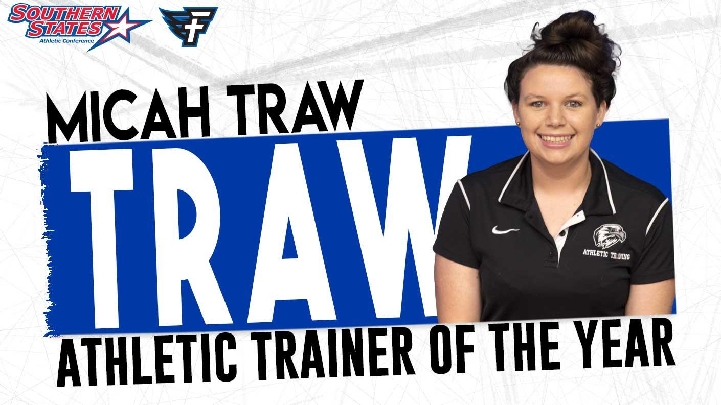 Traw earns SSAC Athletic Trainer of the Year - Faulkner University