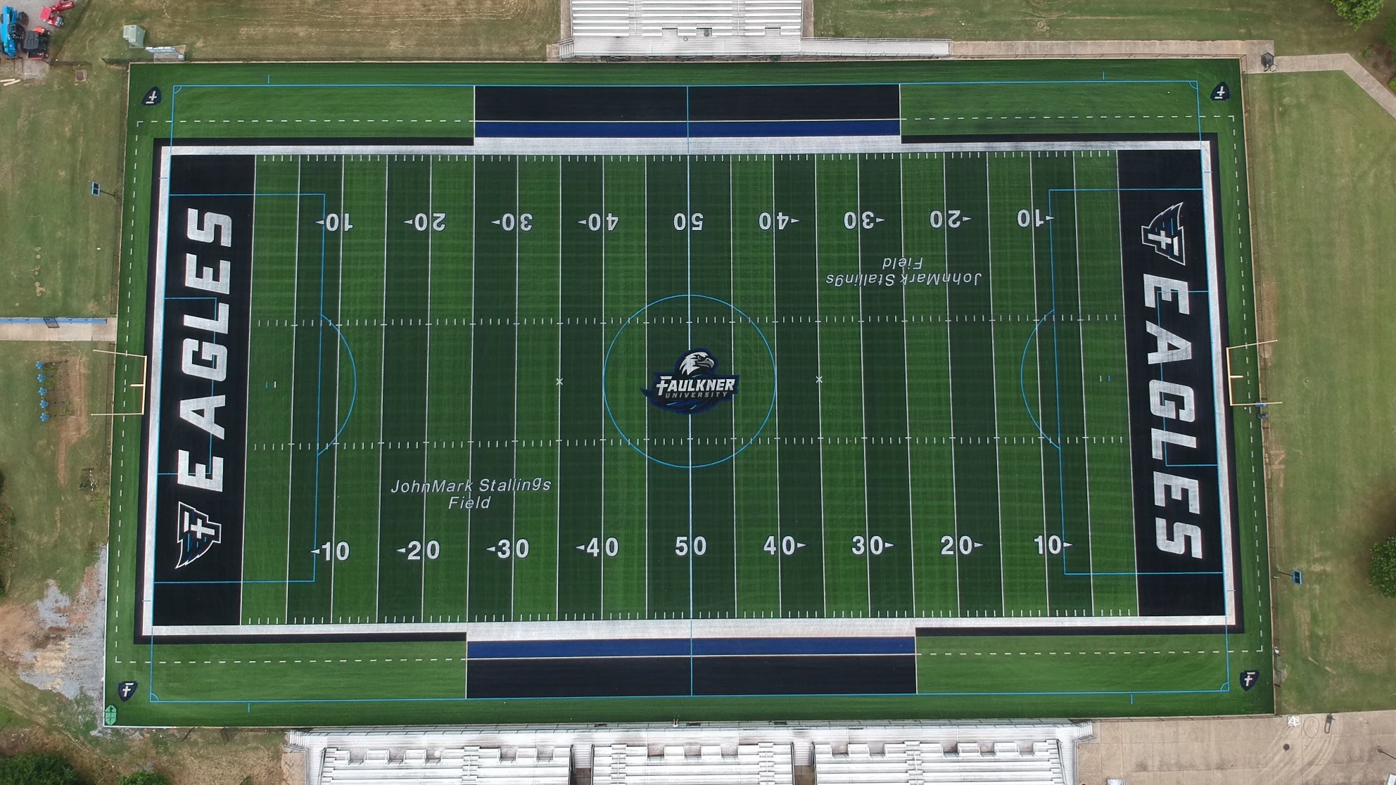 Turf installation complete at John Mark Stallings Field - Faulkner ...