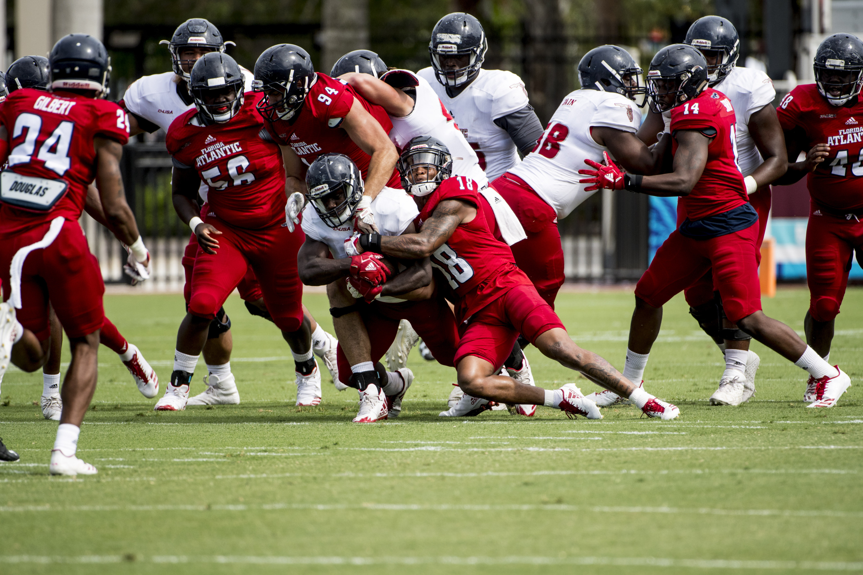 Red Wins FAU's First Traditional Spring Game, 20-14 - Florida Atlantic ...