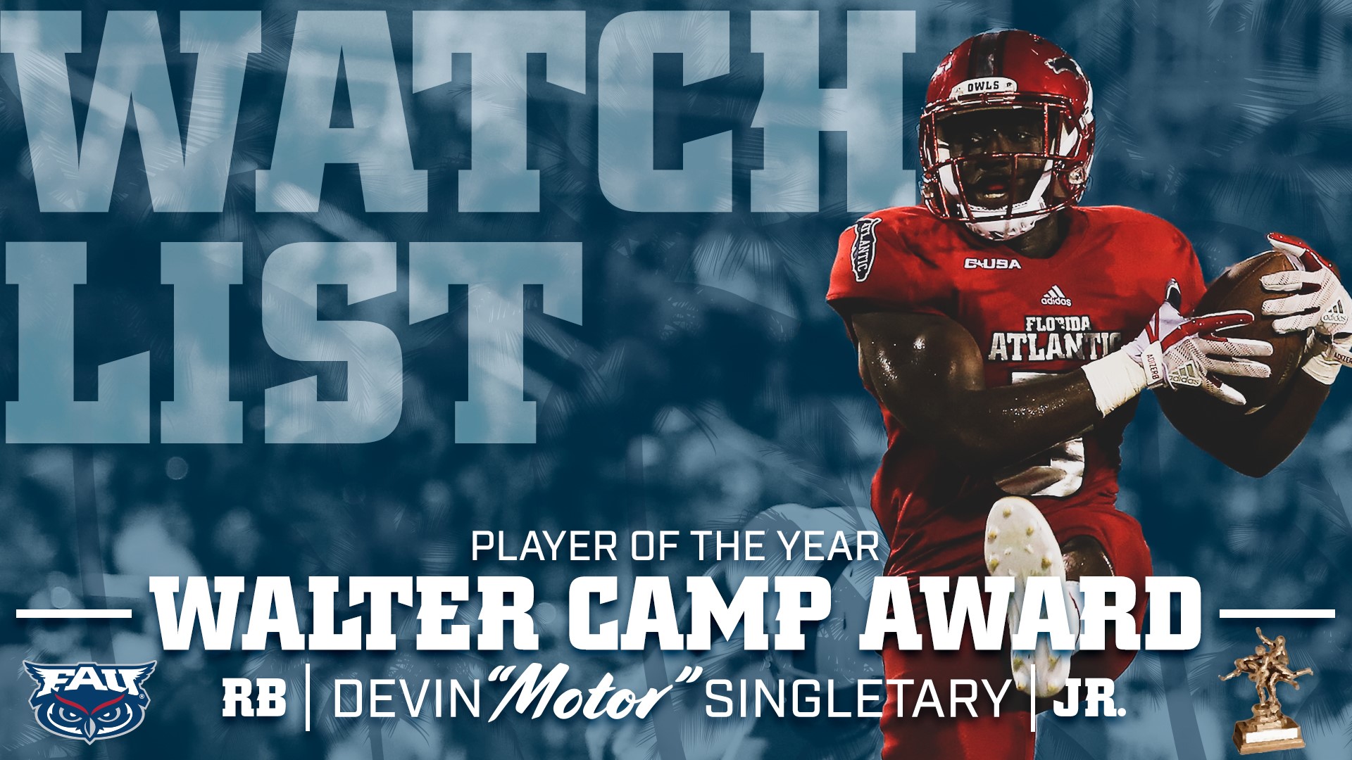 Singletary of Football is a Walter Camp Award Candidate - Florida ...