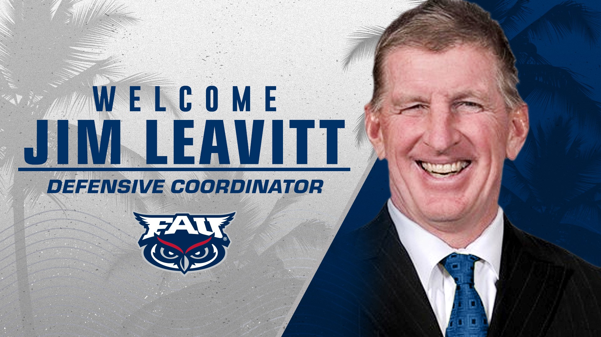 Jim Leavitt Named to FAU Football and Head Coach Willie Taggart’s Staff ...