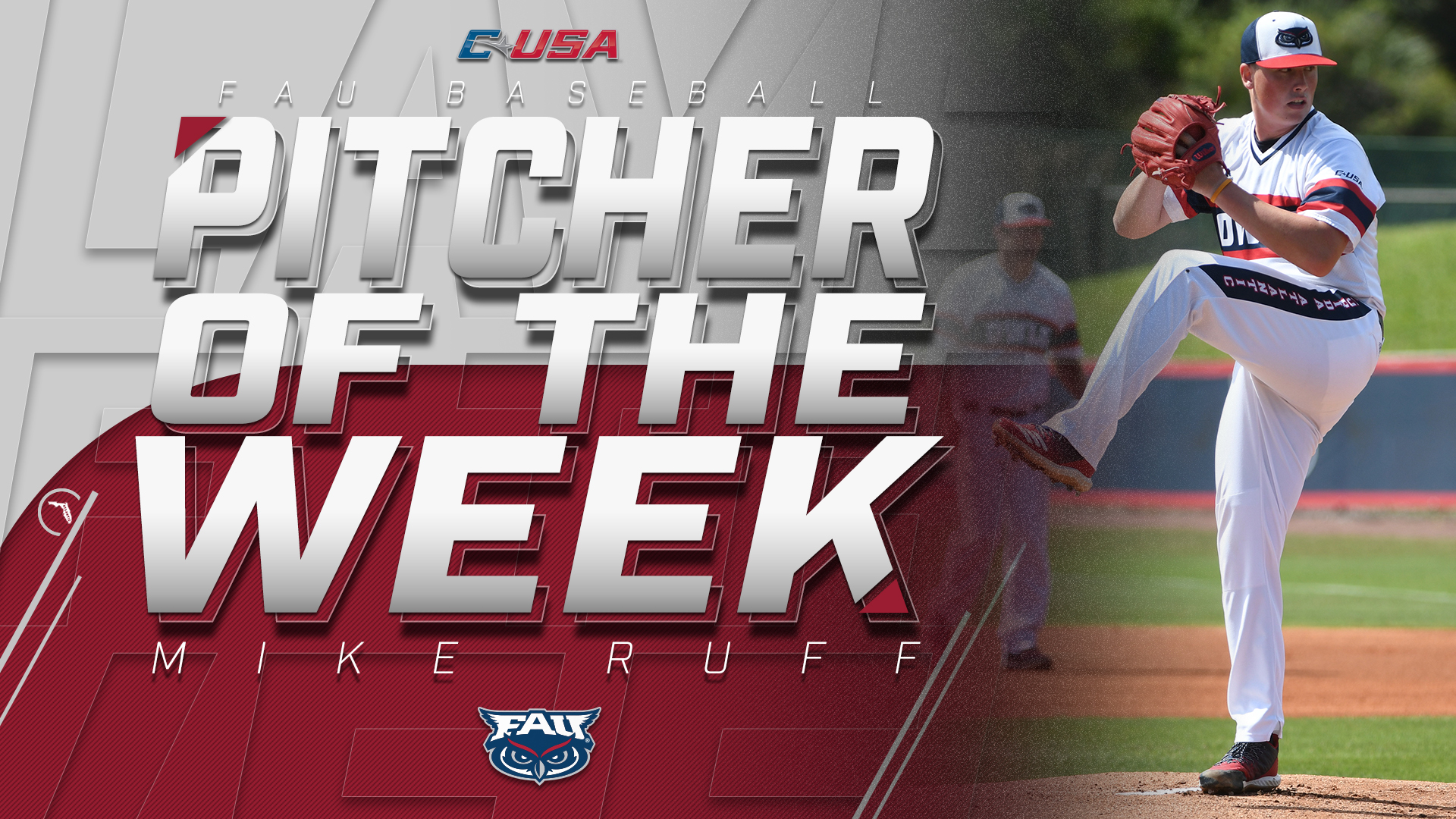 Baseball's Ruff Garners C-USA's Pitcher of the Week Award - Florida ...