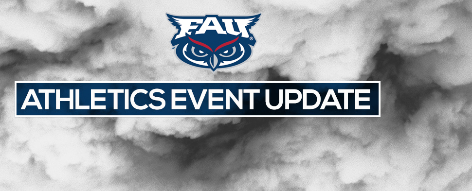 Changes to FAU Athletics Home Schedule Due To Threat of Hurricane ...