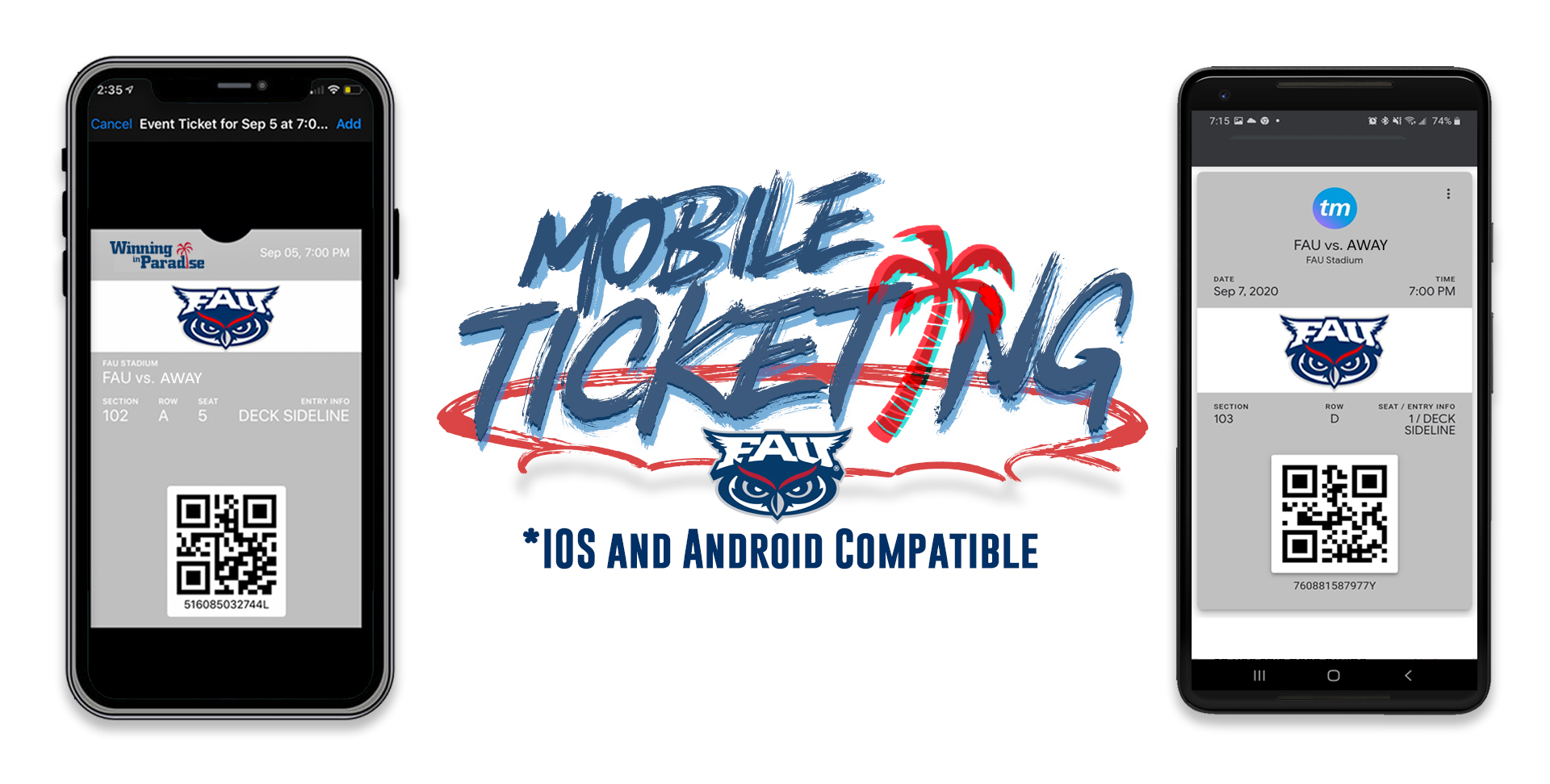 FAU Athletics Moves Exclusively to Mobile Ticketing - Florida Atlantic ...