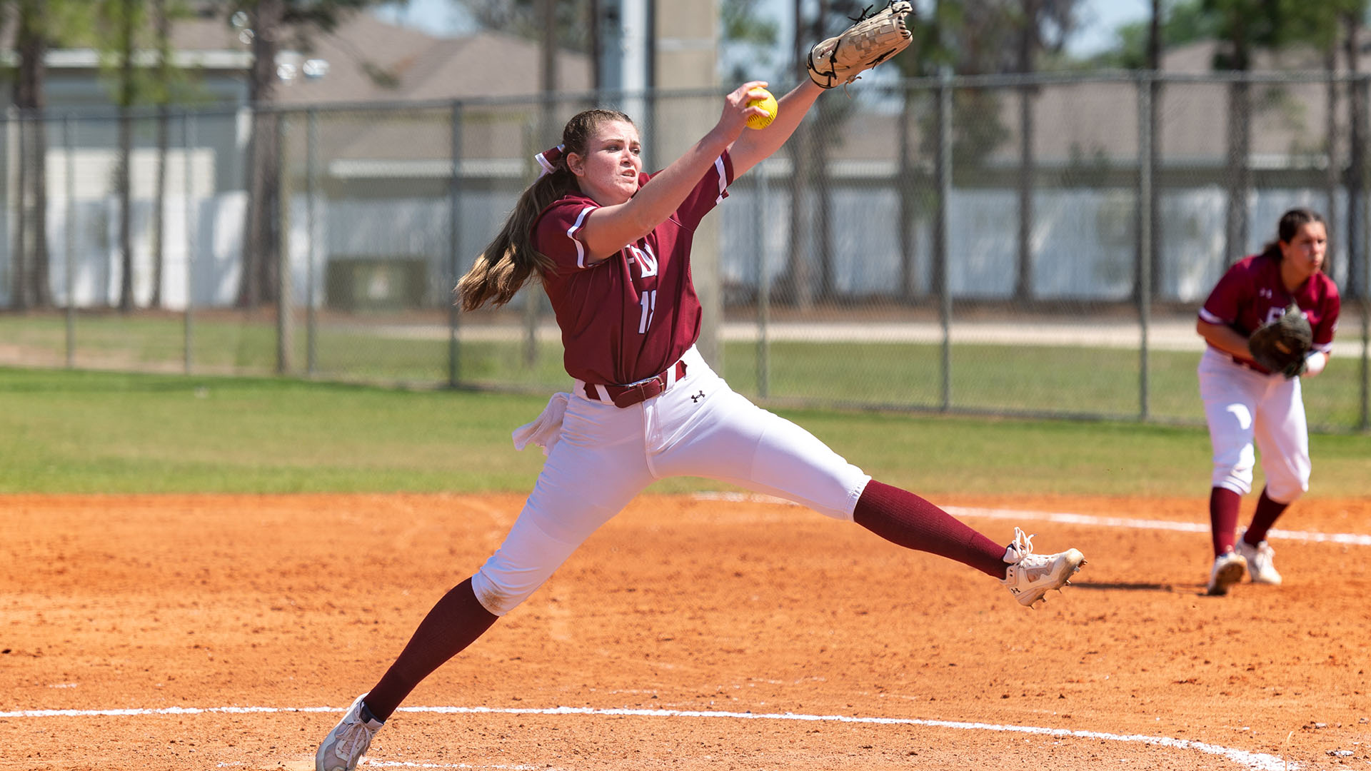 Hoffman Records 100th Career Strikeout as Softball Sweeps Delaware ...