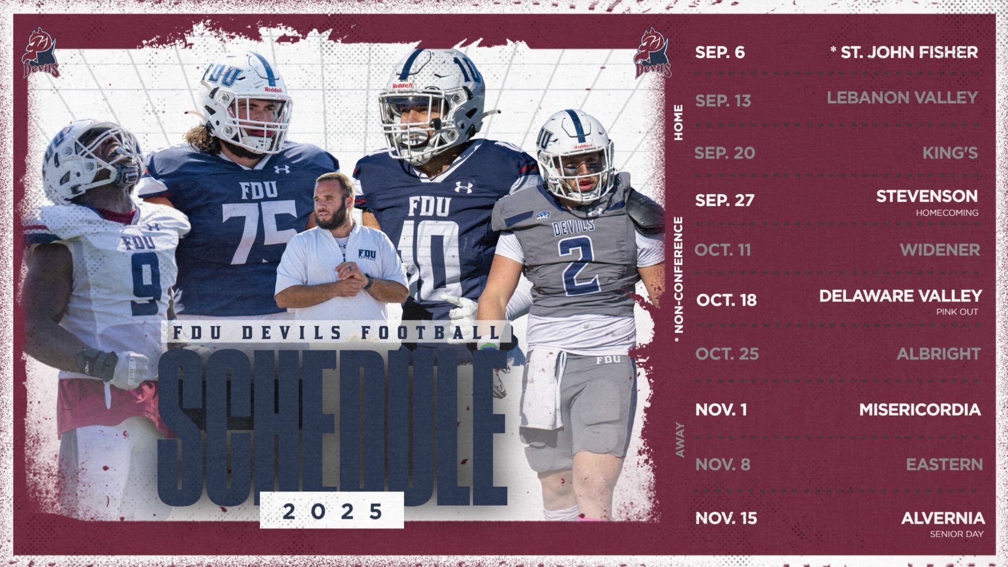 FDU Athletics Announces Multiple Schedule Changes for Sept. 6 ...