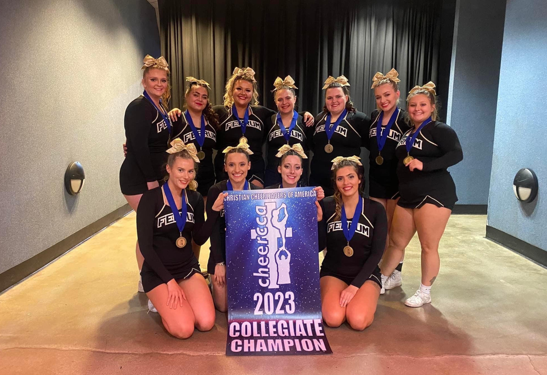 Cheerleaders Win National Championship - Ferrum College
