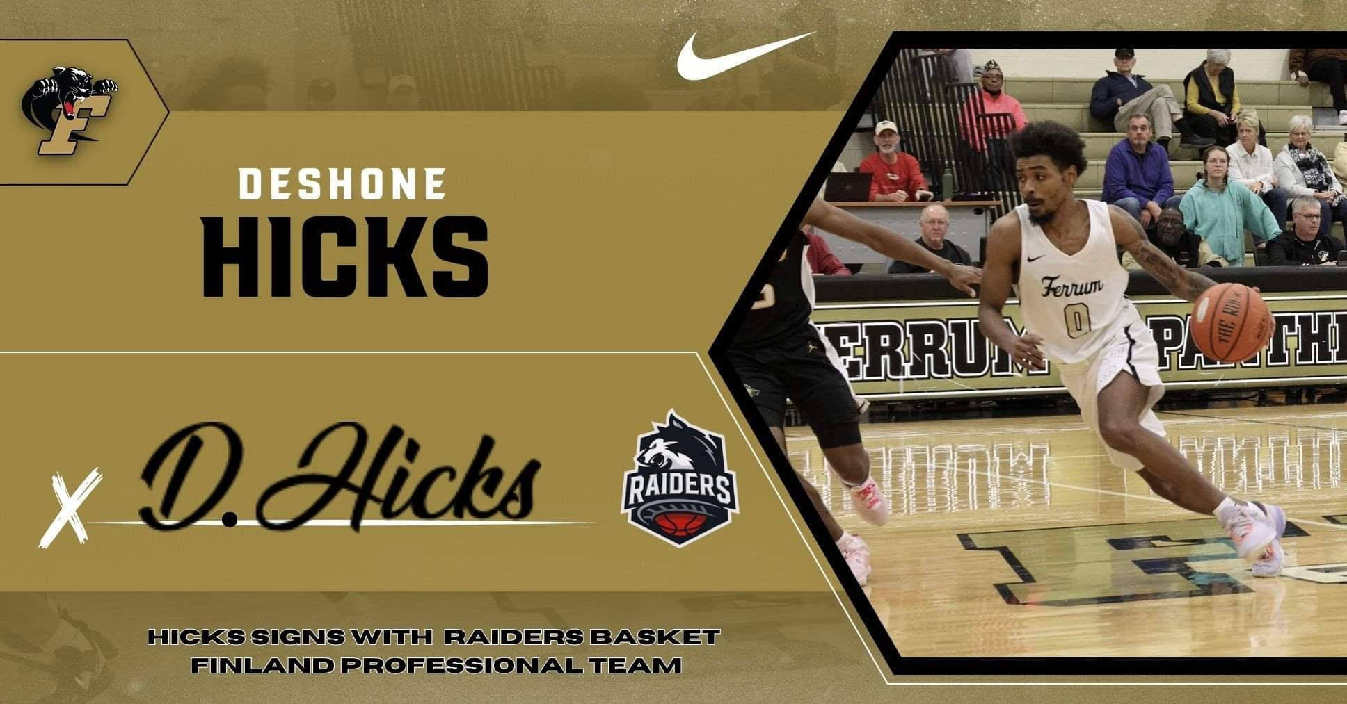 Deshone Hicks - 2022-23 - Men's Basketball - Ferrum College
