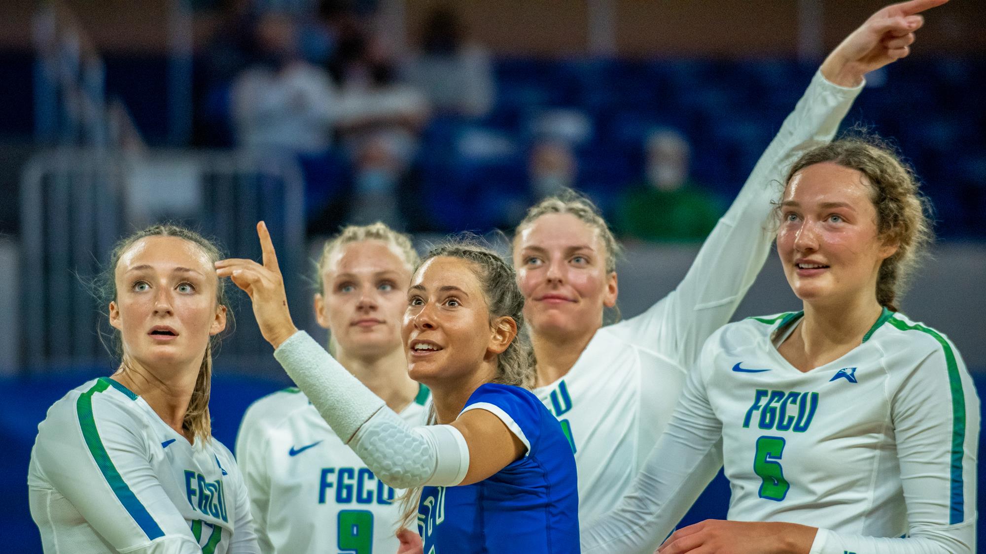 Volleyball Bounces Stetson, Remains In First Place - FGCU Athletics