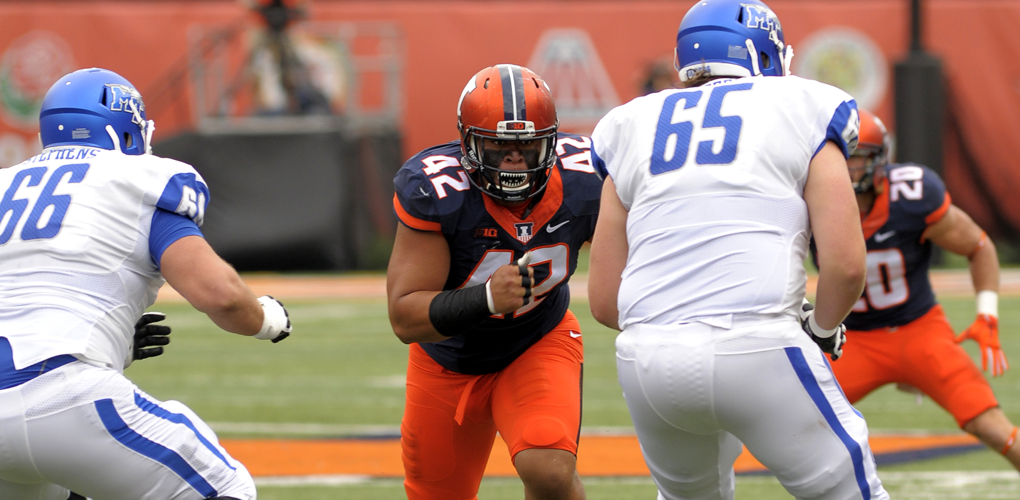 Joe Fotu - 2015 - Football - University of Illinois Athletics