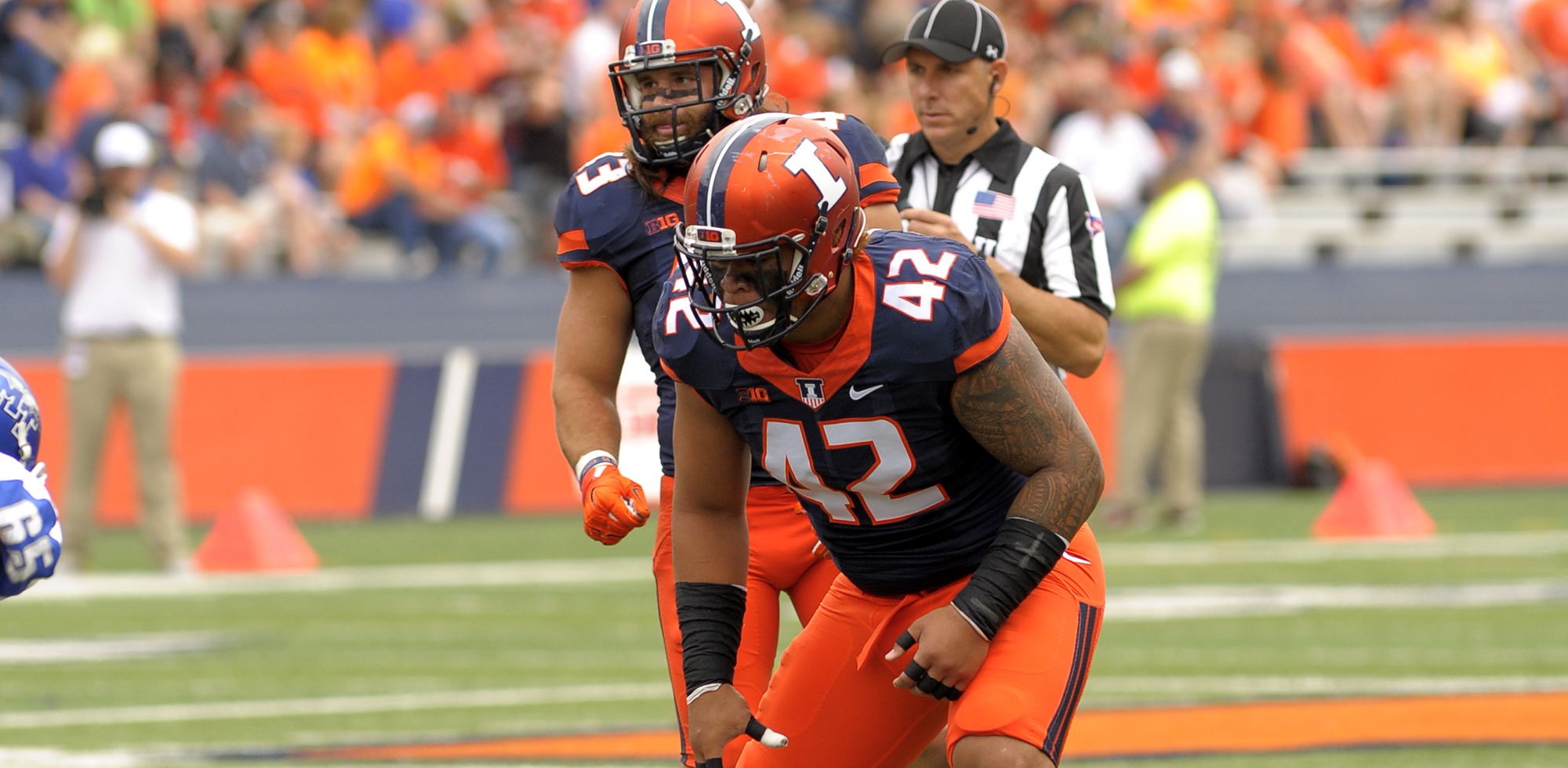 Joe Fotu - 2015 - Football - University of Illinois Athletics