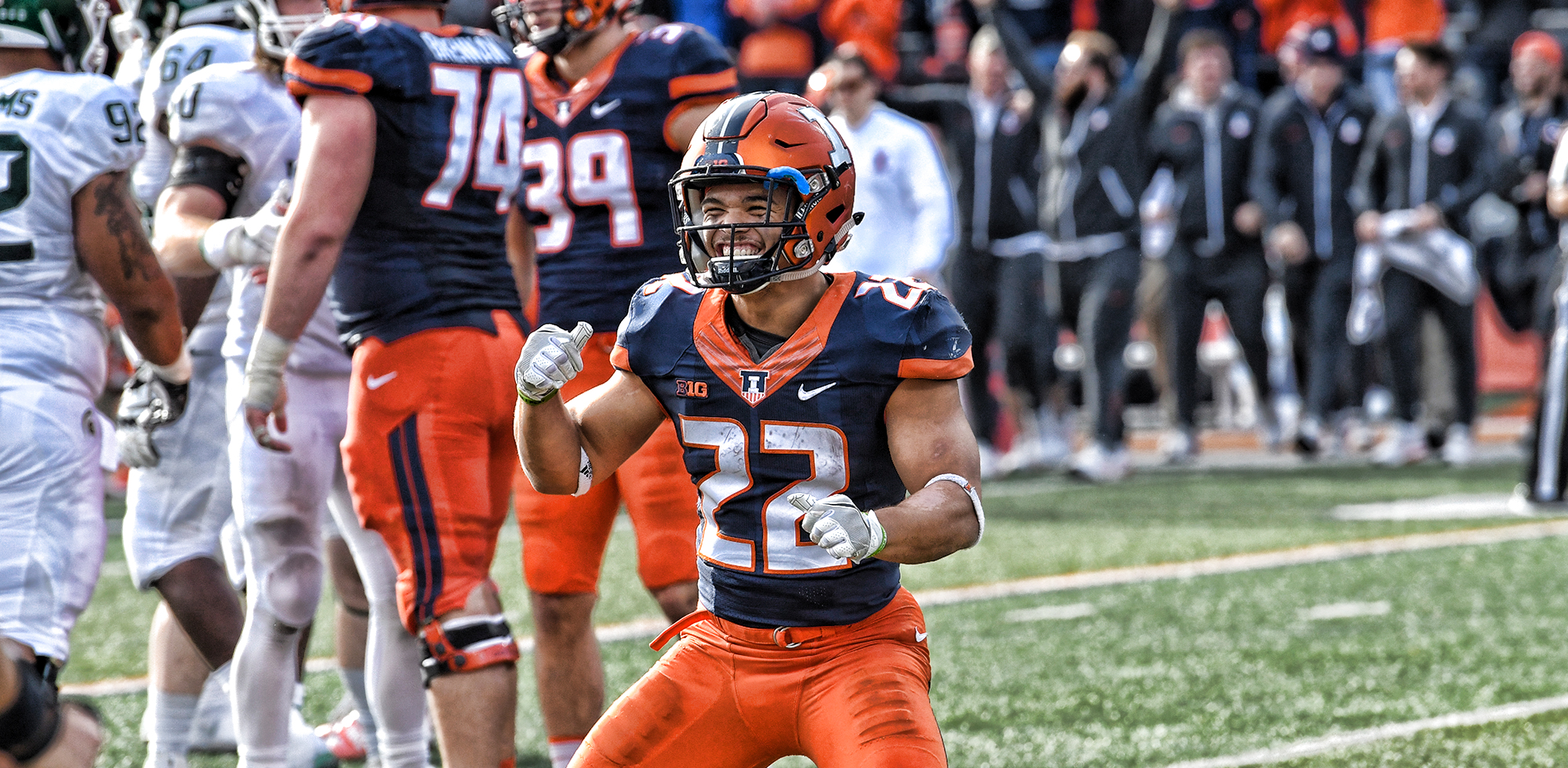 Kendrick Foster - 2017 - Football - University of Illinois Athletics