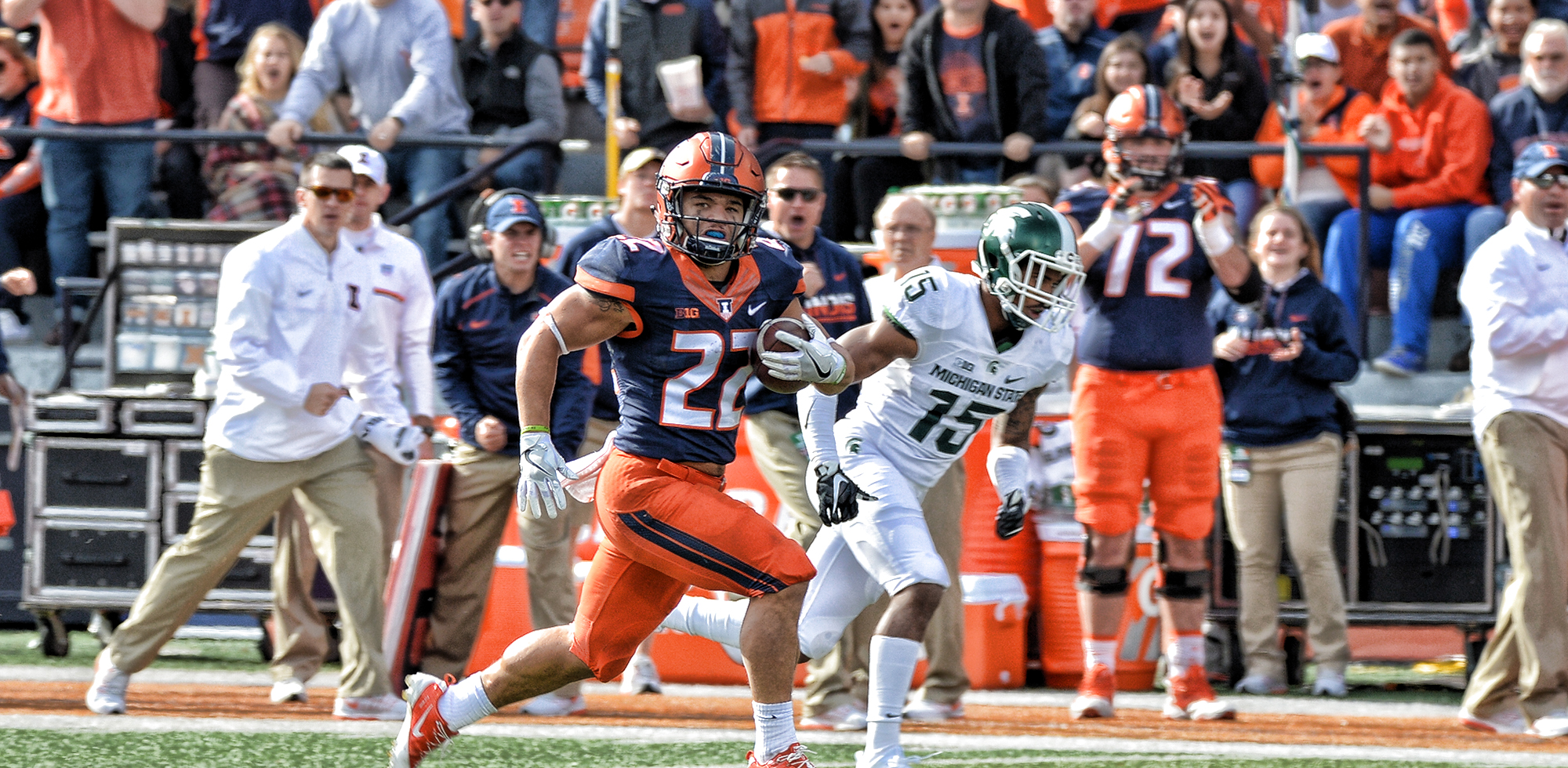 Kendrick Foster - 2017 - Football - University of Illinois Athletics