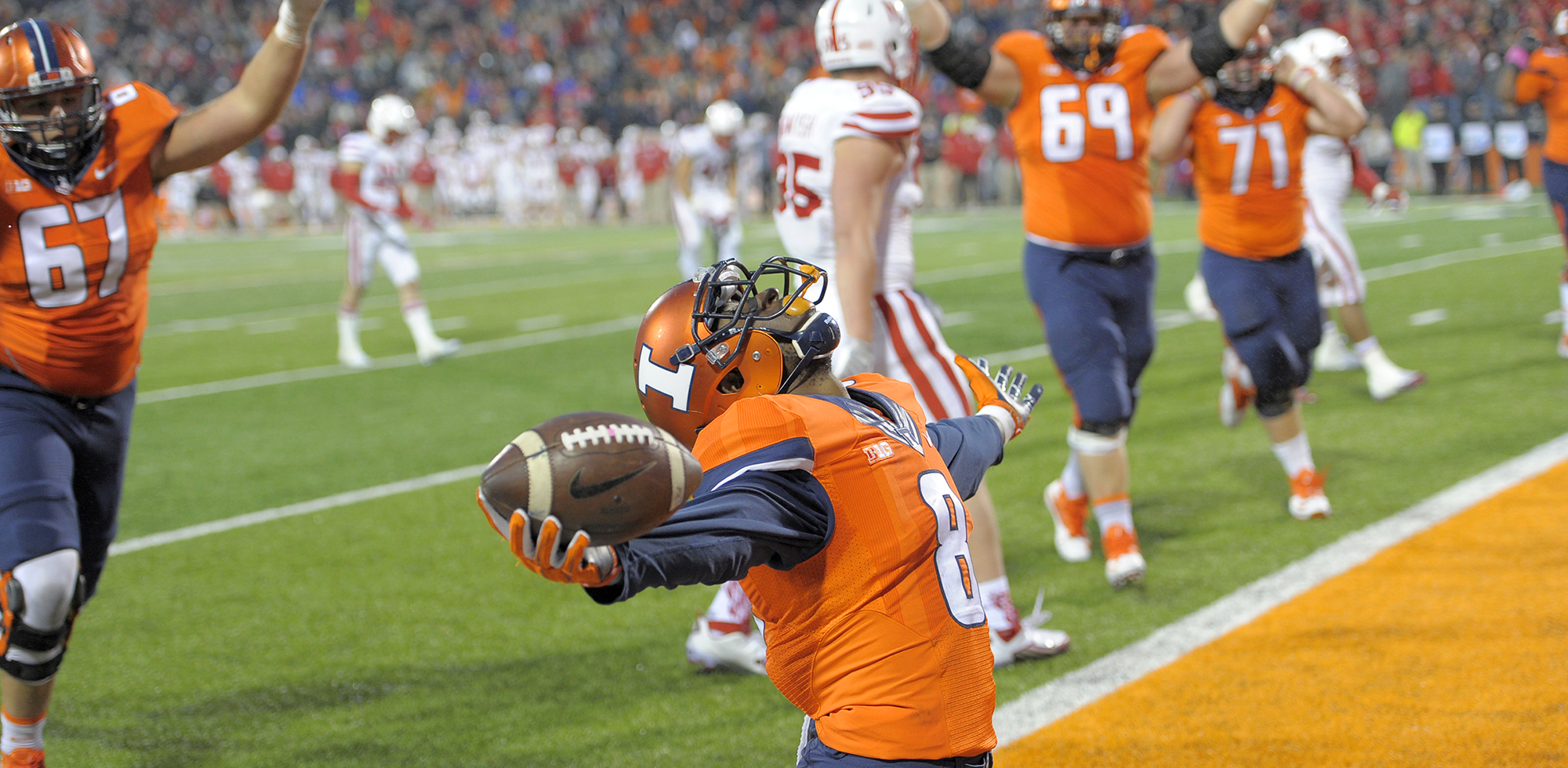 Geronimo Allison - 2015 - Football - University of Illinois Athletics