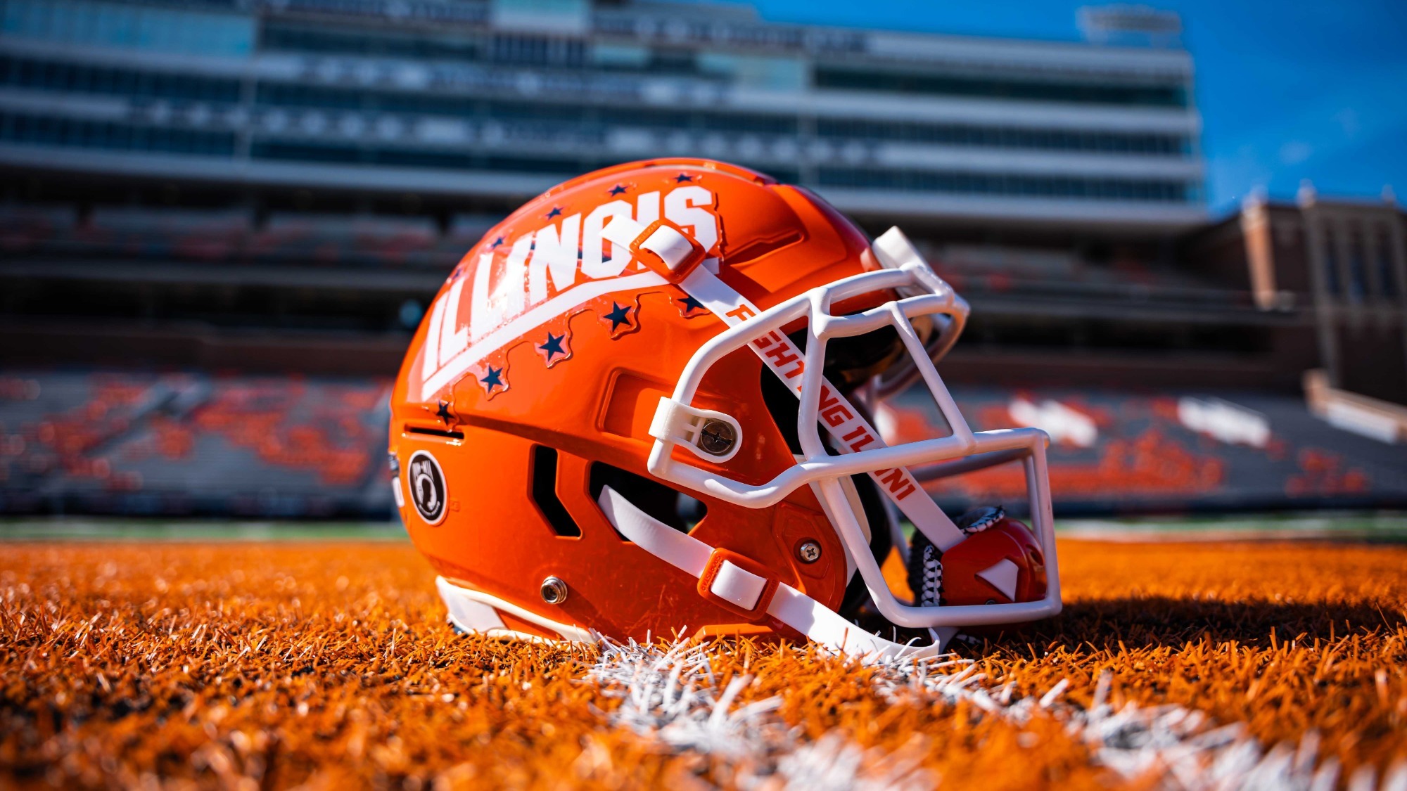 Illinois Unveils Three Helmets for Memorial Stadium 100th Anniversary ...