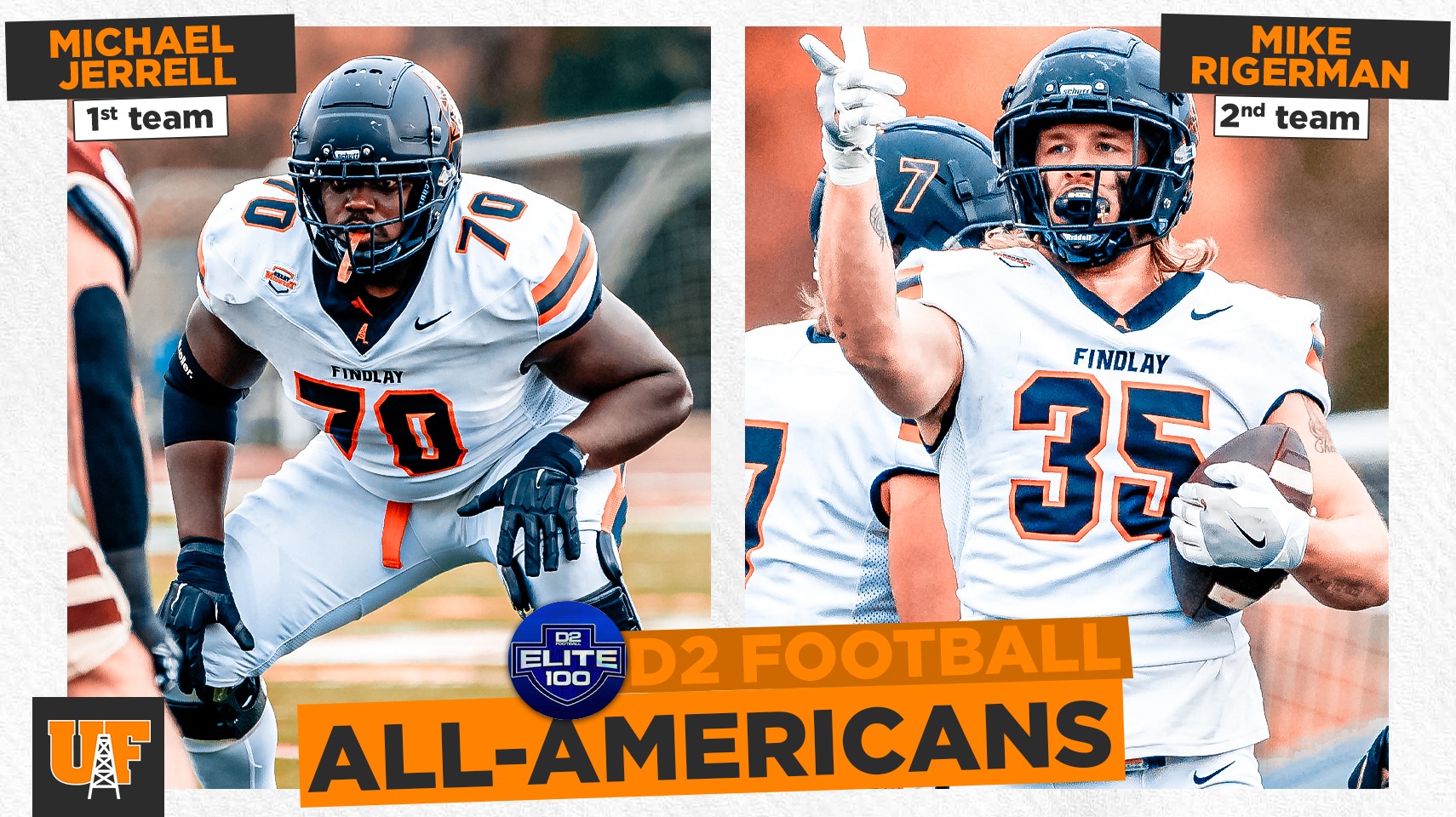 Jerrell and Rigerman Earn All-American Status from D2Football.com ...