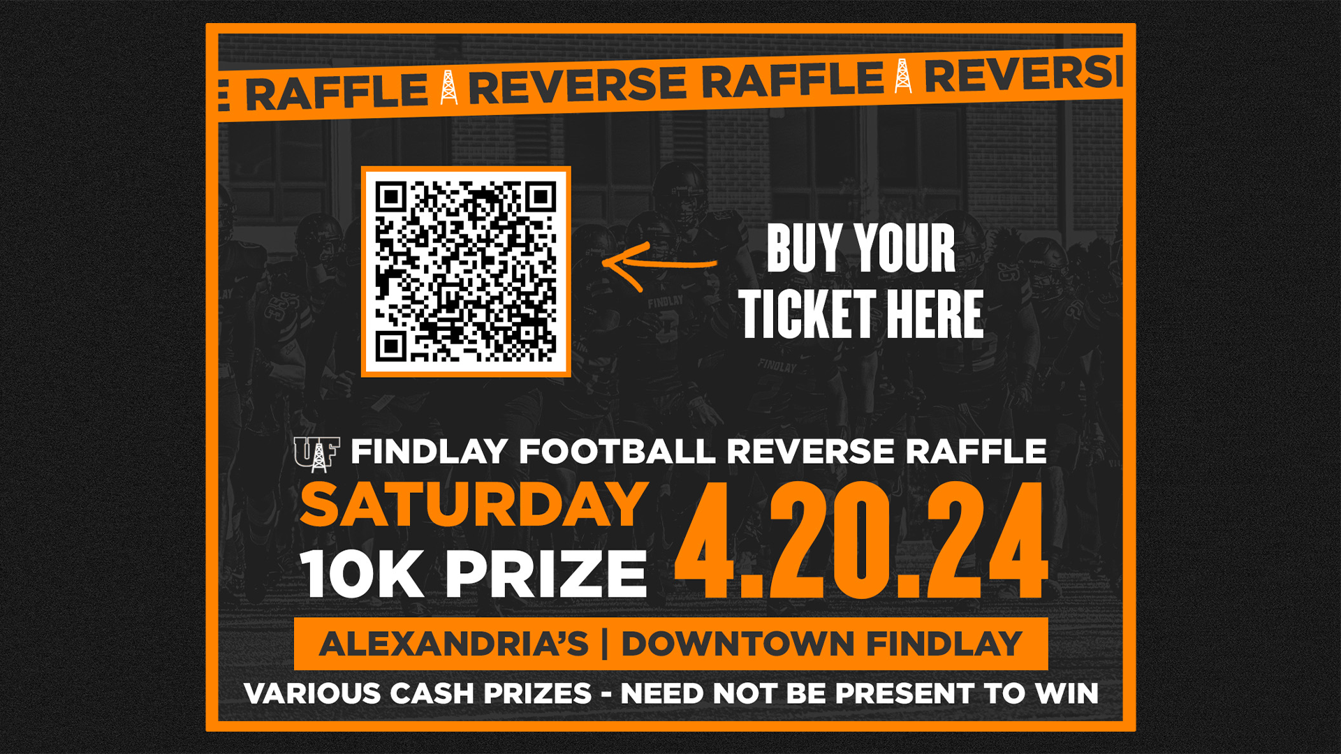 Football Reverse Raffle Information | $10k Grand Prize - University of ...